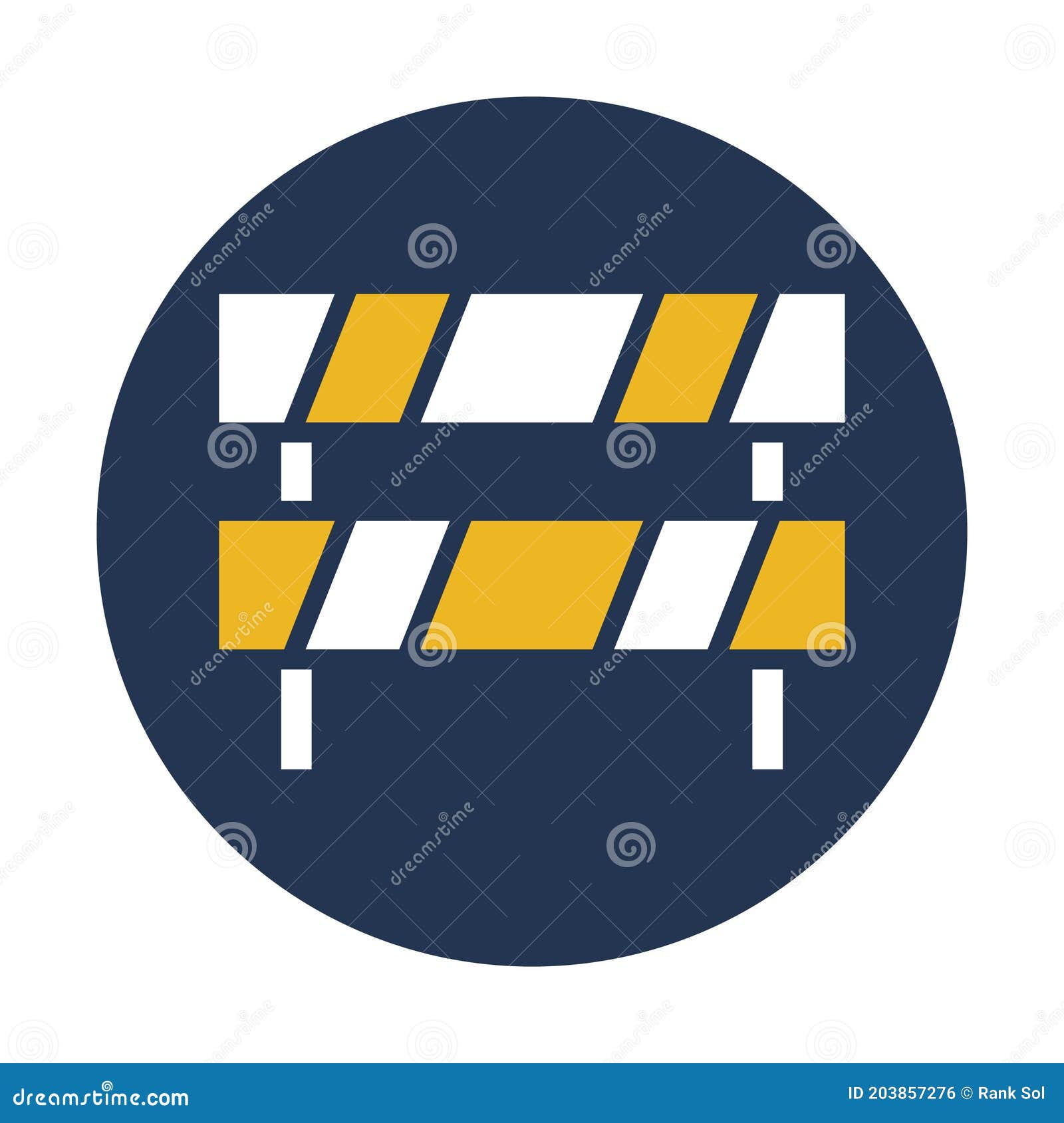 Road Obstruction, Road, Sign, Traffic Fully Editable Vector Icon Stock ...
