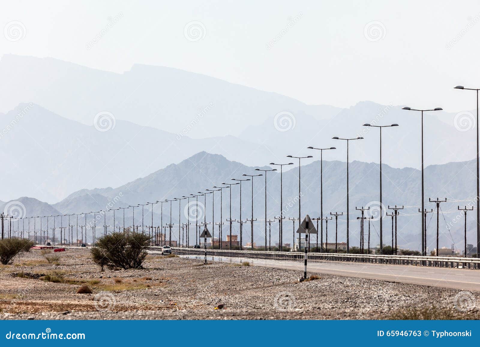 Road in Oman, Middle East stock image. Image of roadtrip - 65946763