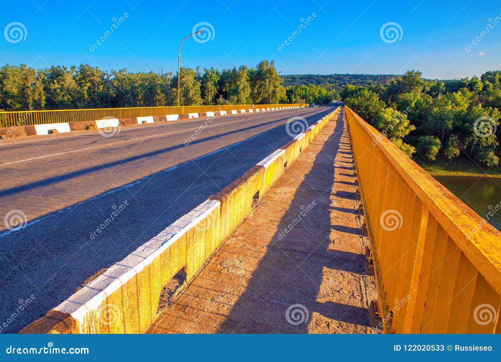Road over the bridge stock image. Image of outdoors - 122020533