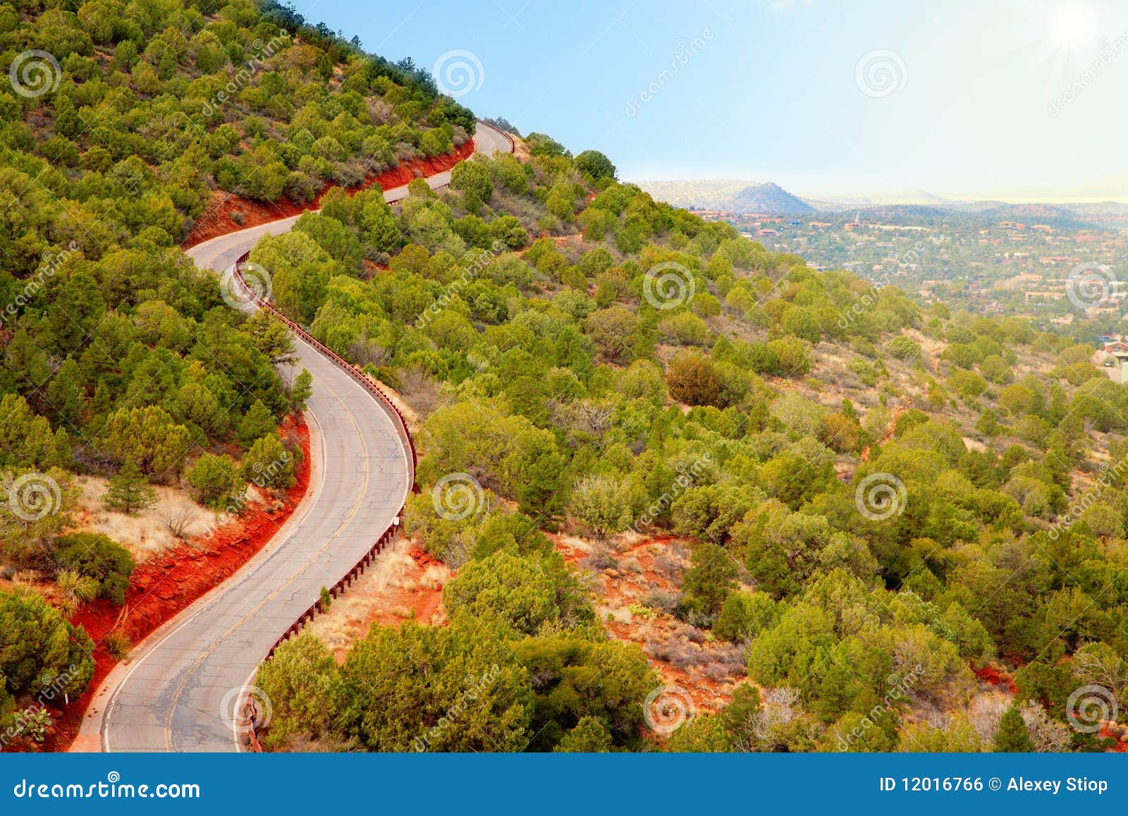 Road over the hill stock photo. Image of beautiful, hillside - 12016766