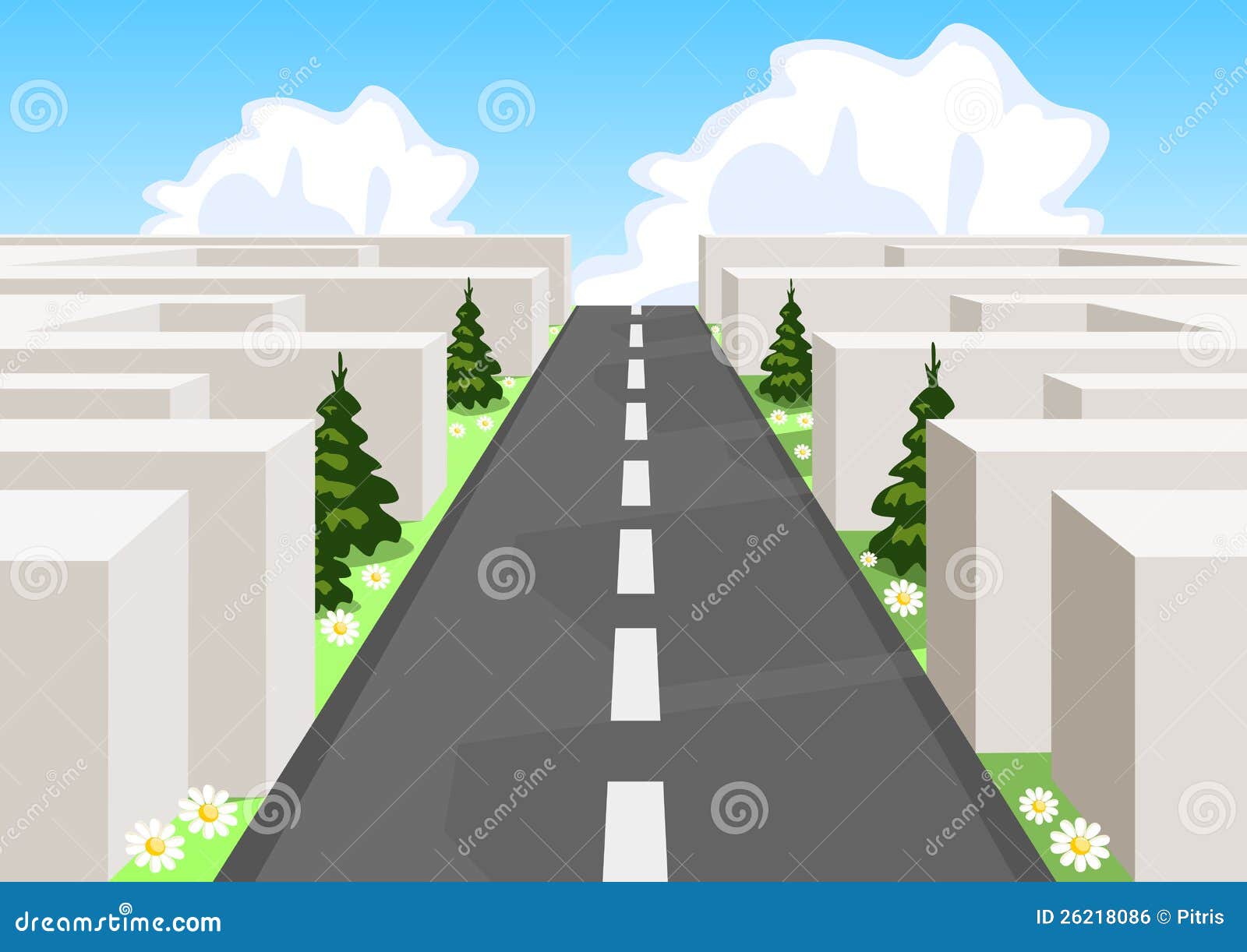 Road Maze With Red Geotag Symbols Royalty-Free Stock Image ...
