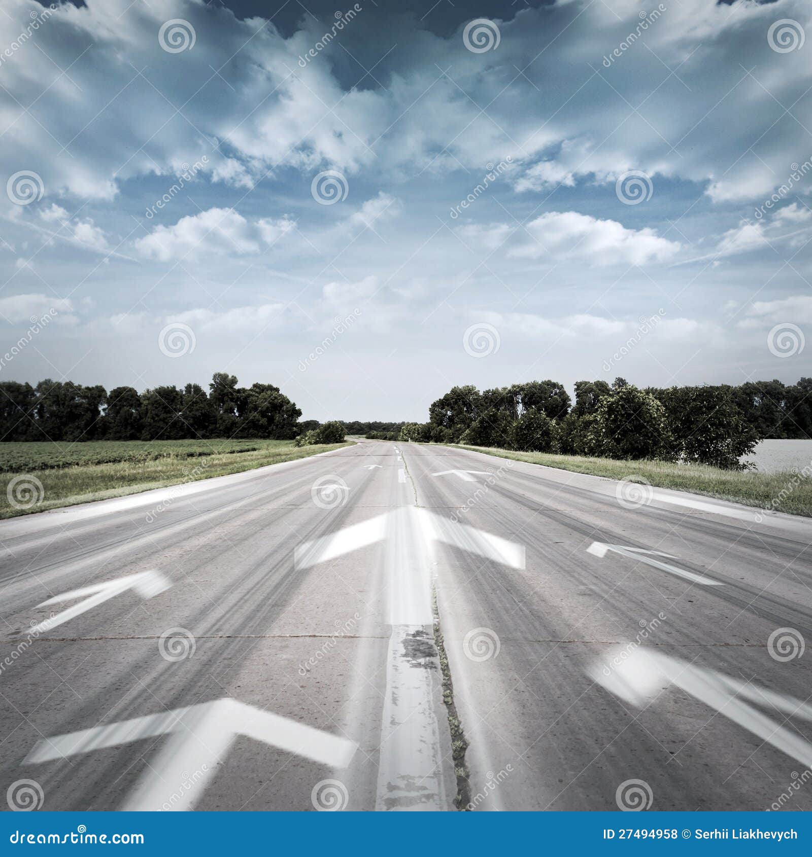 Road, Path, Striving To Something Stock Illustration - Illustration of ...