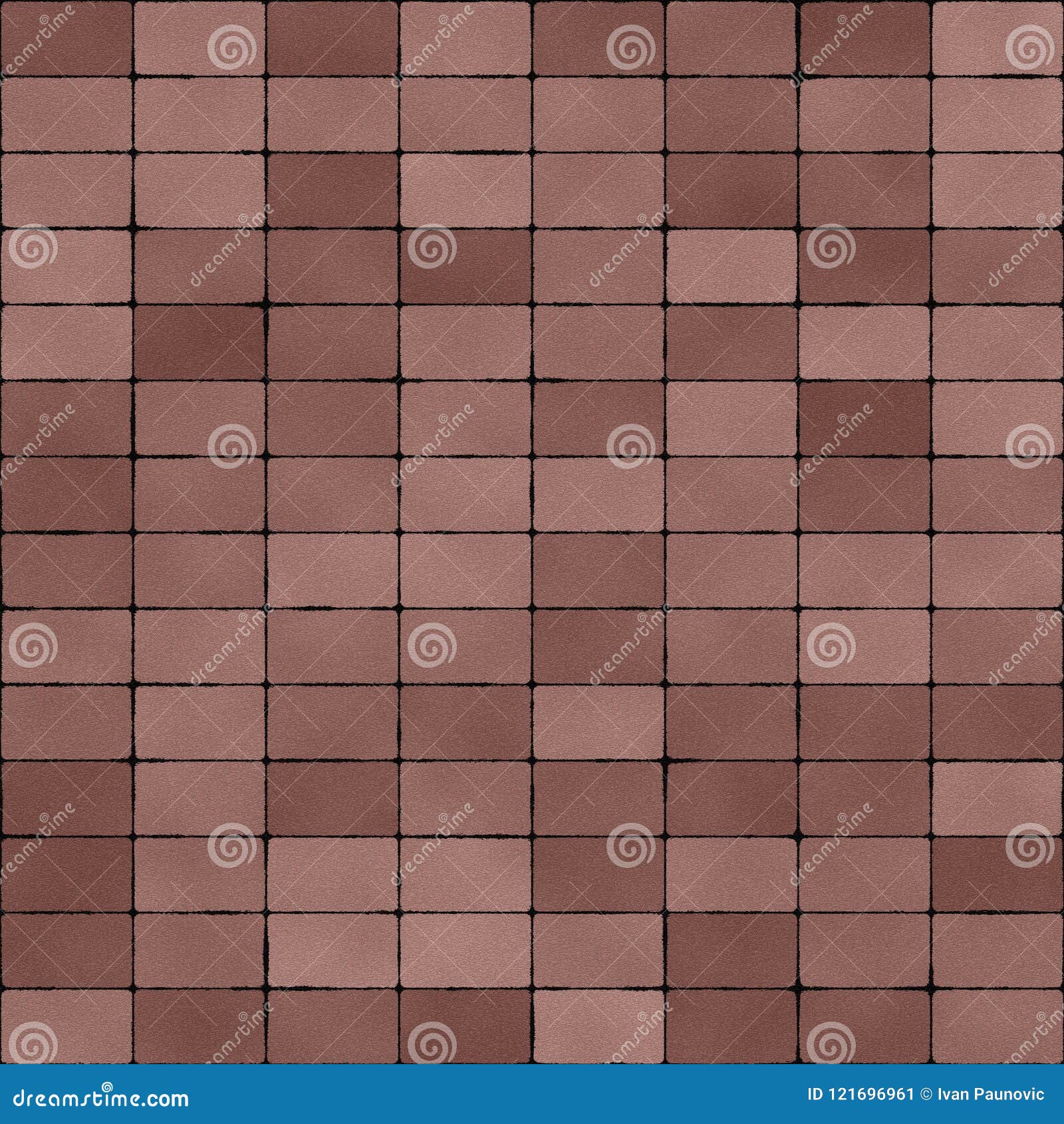 Road Paved With Dull Red Bricks Seamless Texture Royalty-Free Stock ...