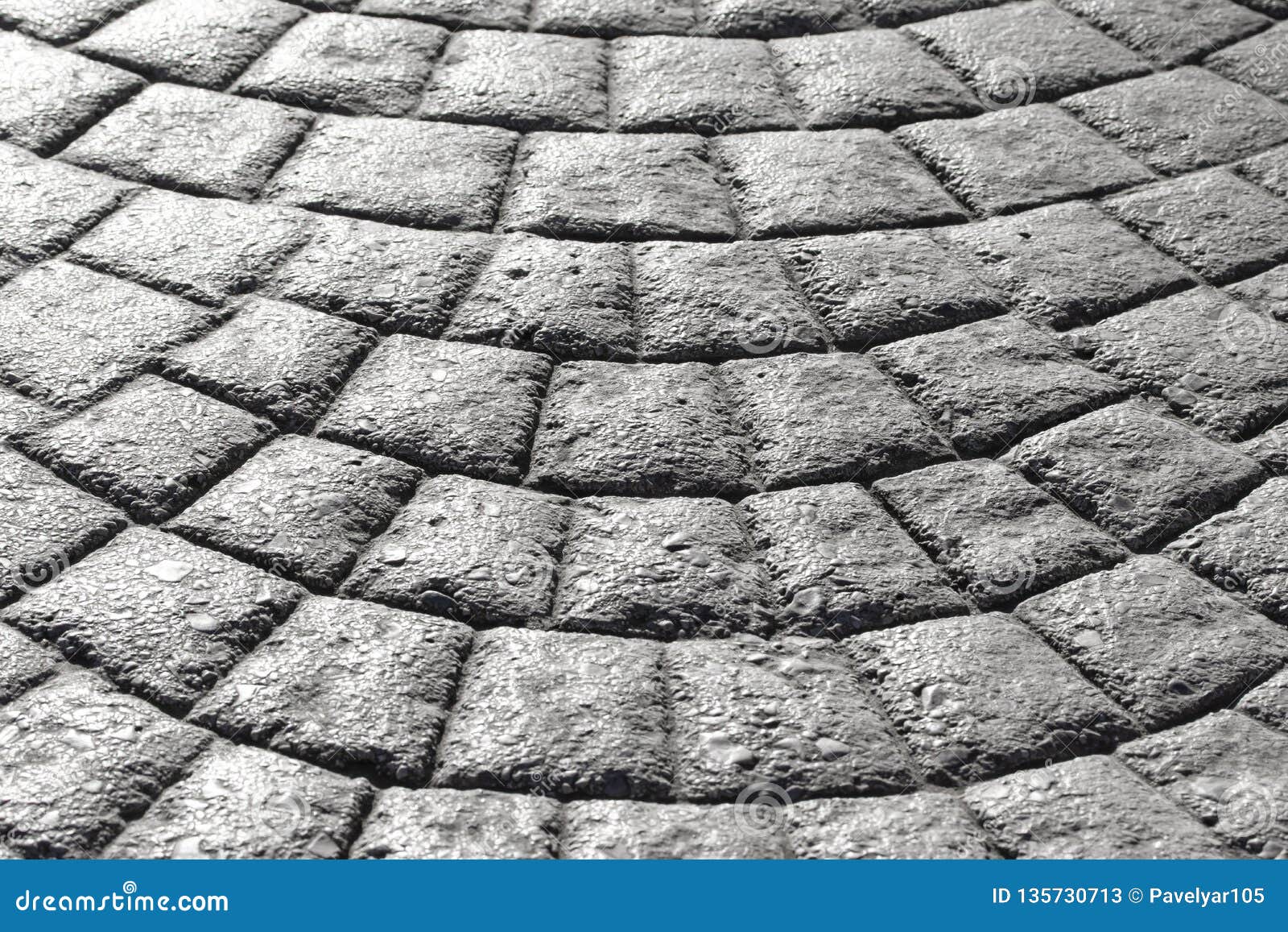 The Road is Paved with Gray Sets. Road Surface Stock Image - Image of ...