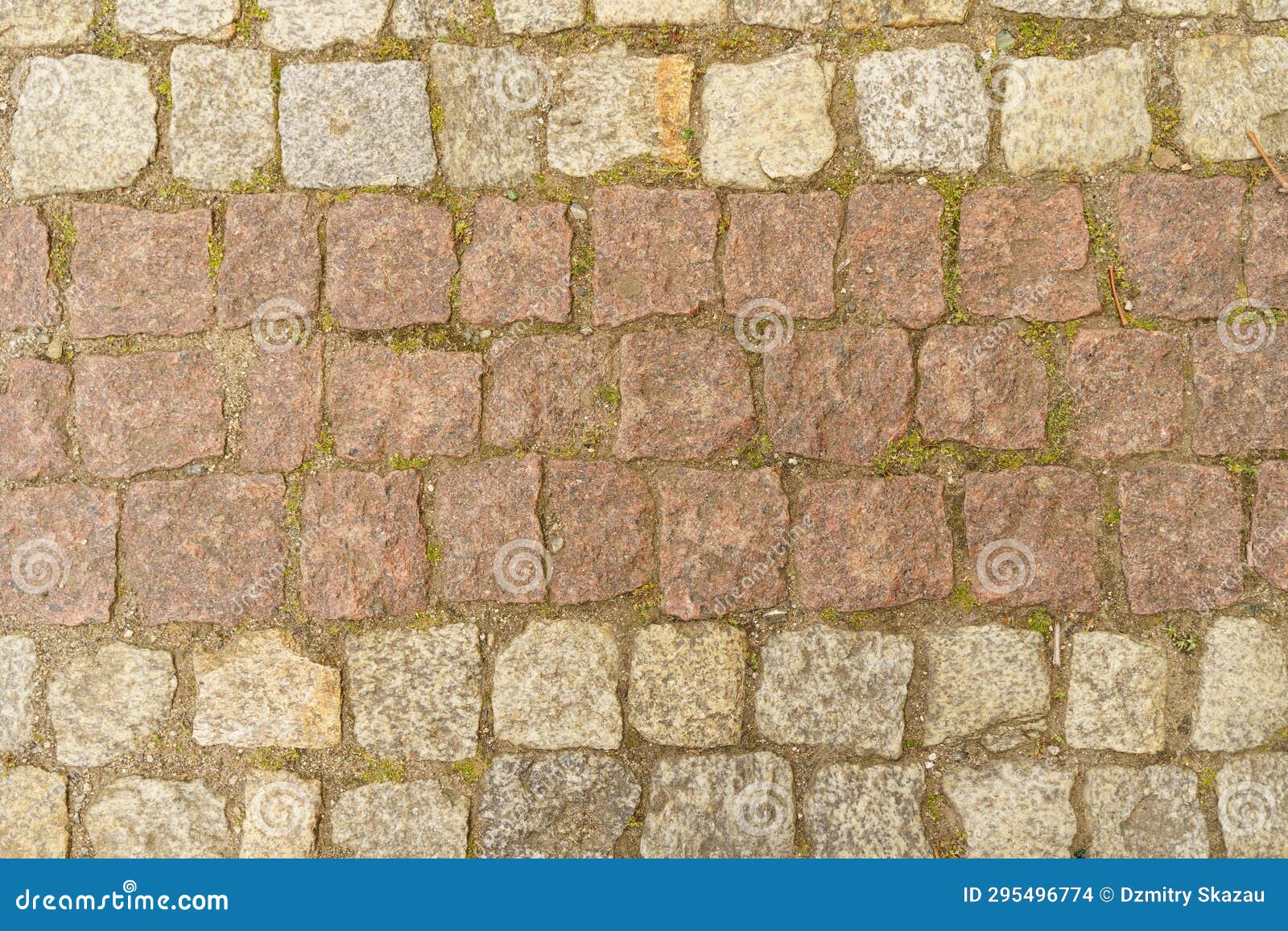 The Road is Paved with Square Granite Stones. Stock Photo - Image of ...