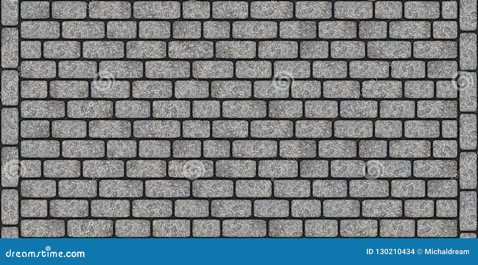 Pavement Texture of Regularly Smooth Stones 0012 Stock Illustration ...