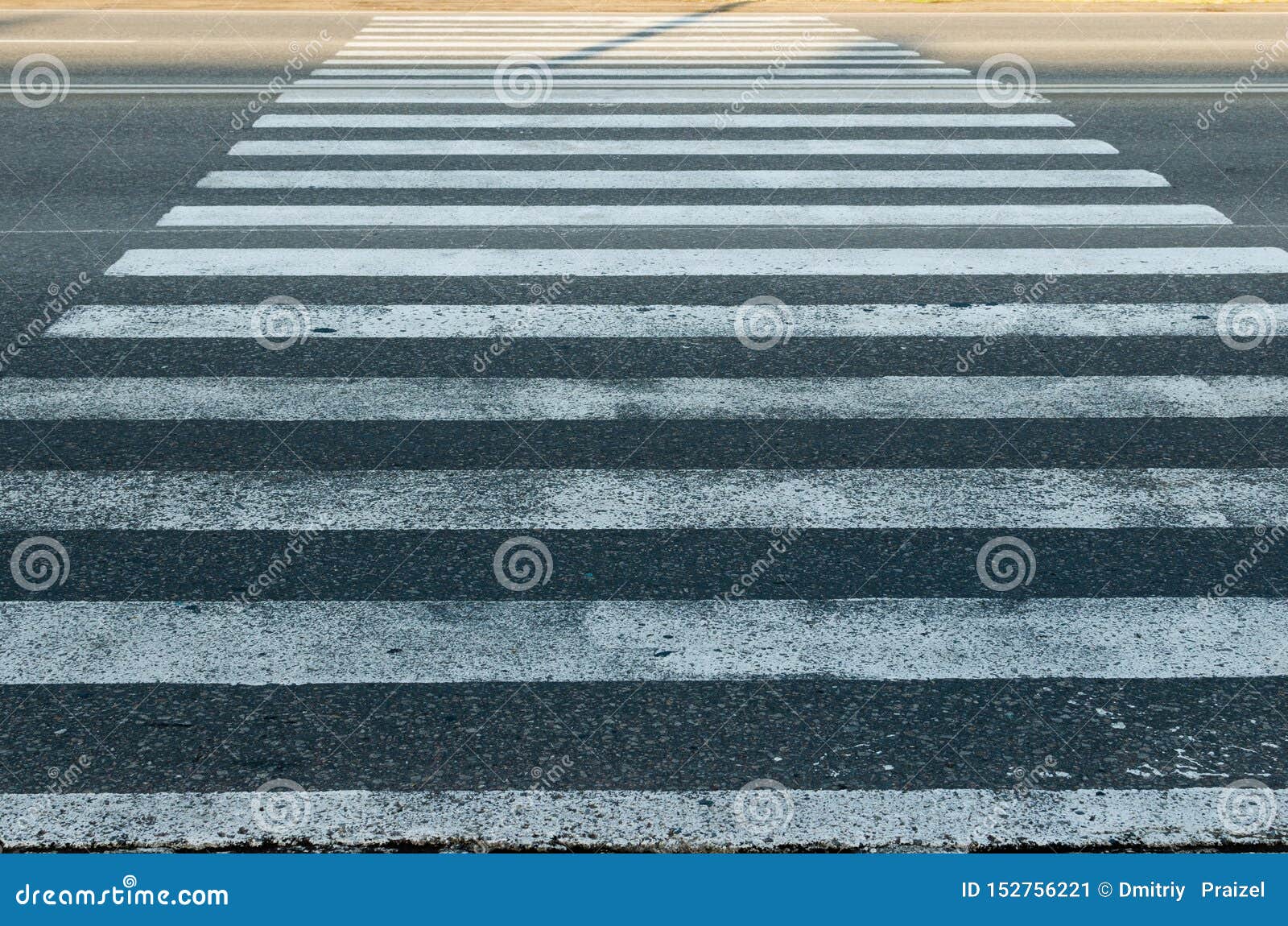 Road with a Pedestrian Crossing.Road Zebra Stock Image - Image of rules ...