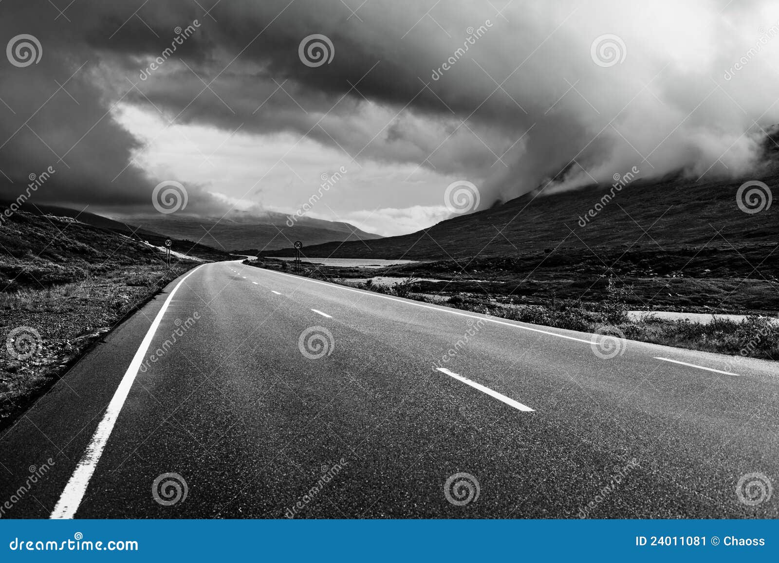 Road perspective stock image. Image of landscaped, road - 24011081