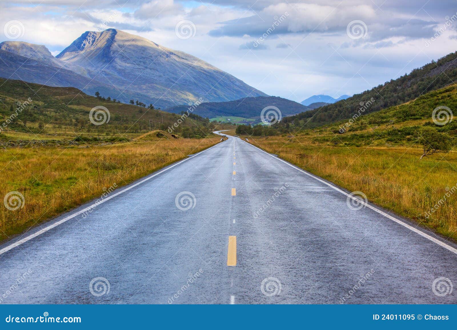 Road perspective stock image. Image of landscaped, landscape - 24011095
