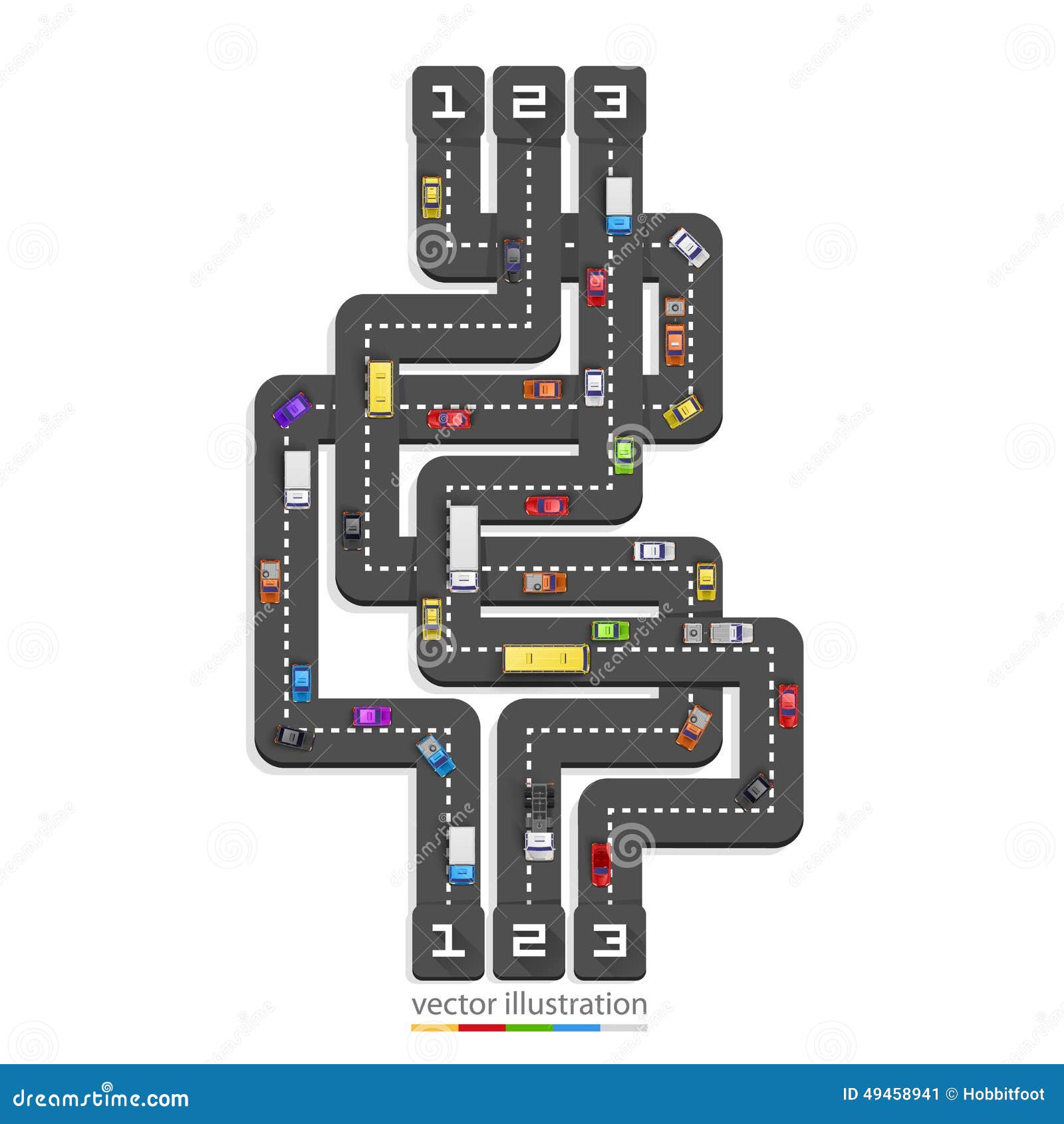 Road point information stock vector. Illustration of guidance - 49458941