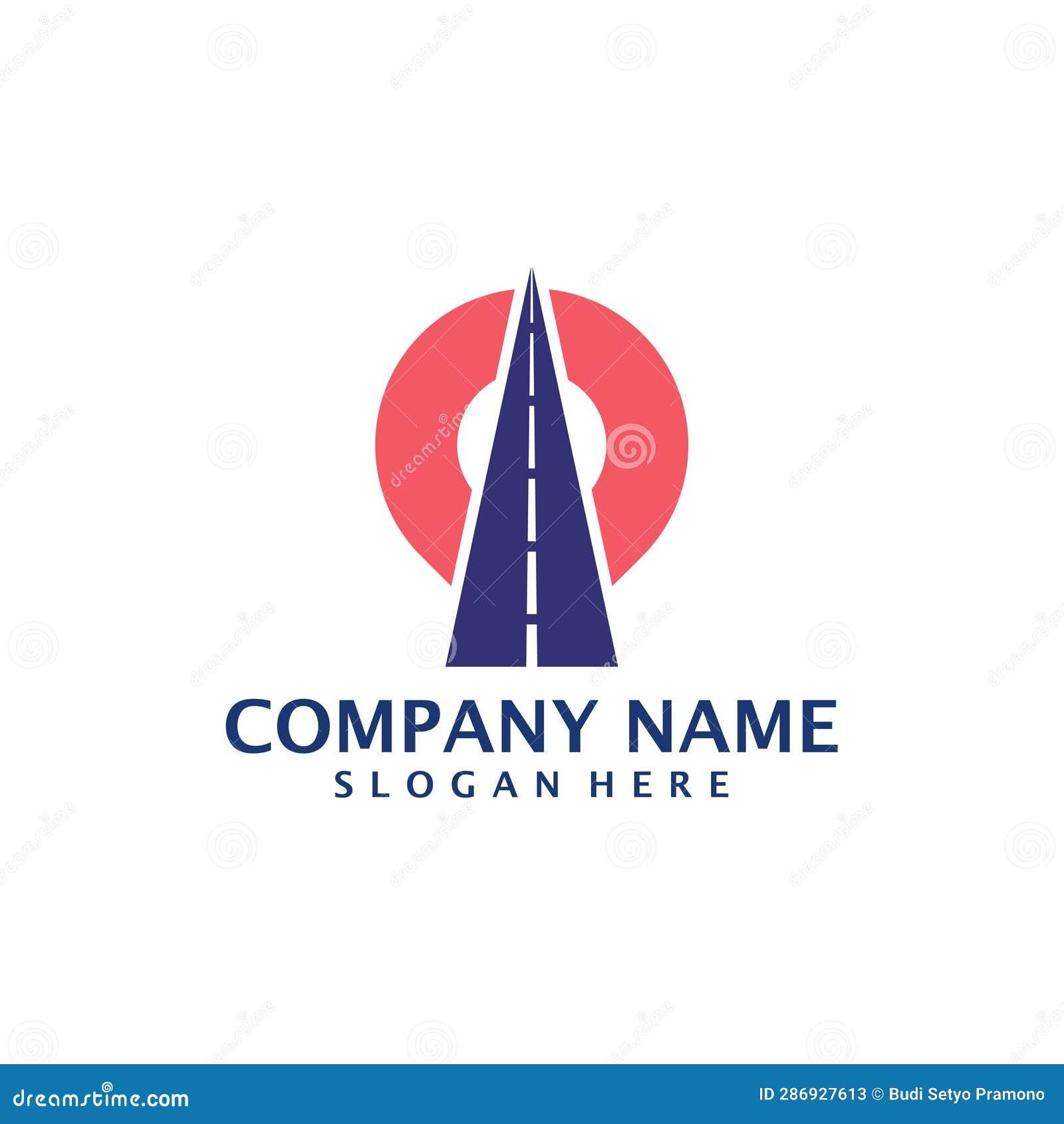 Road Point Logo Design Vector. Point Road Logo Design Template Concept ...