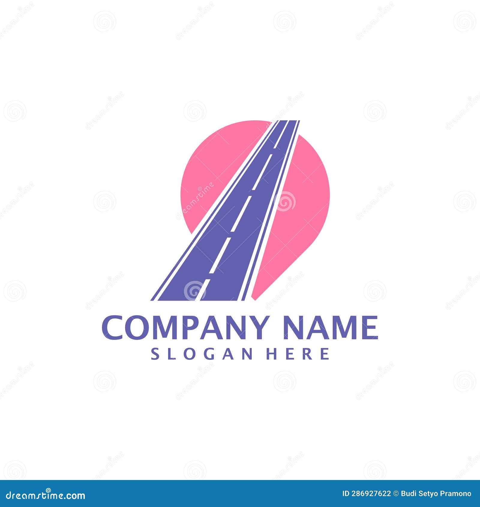 Road Point Logo Design Vector. Point Road Logo Design Template Concept ...