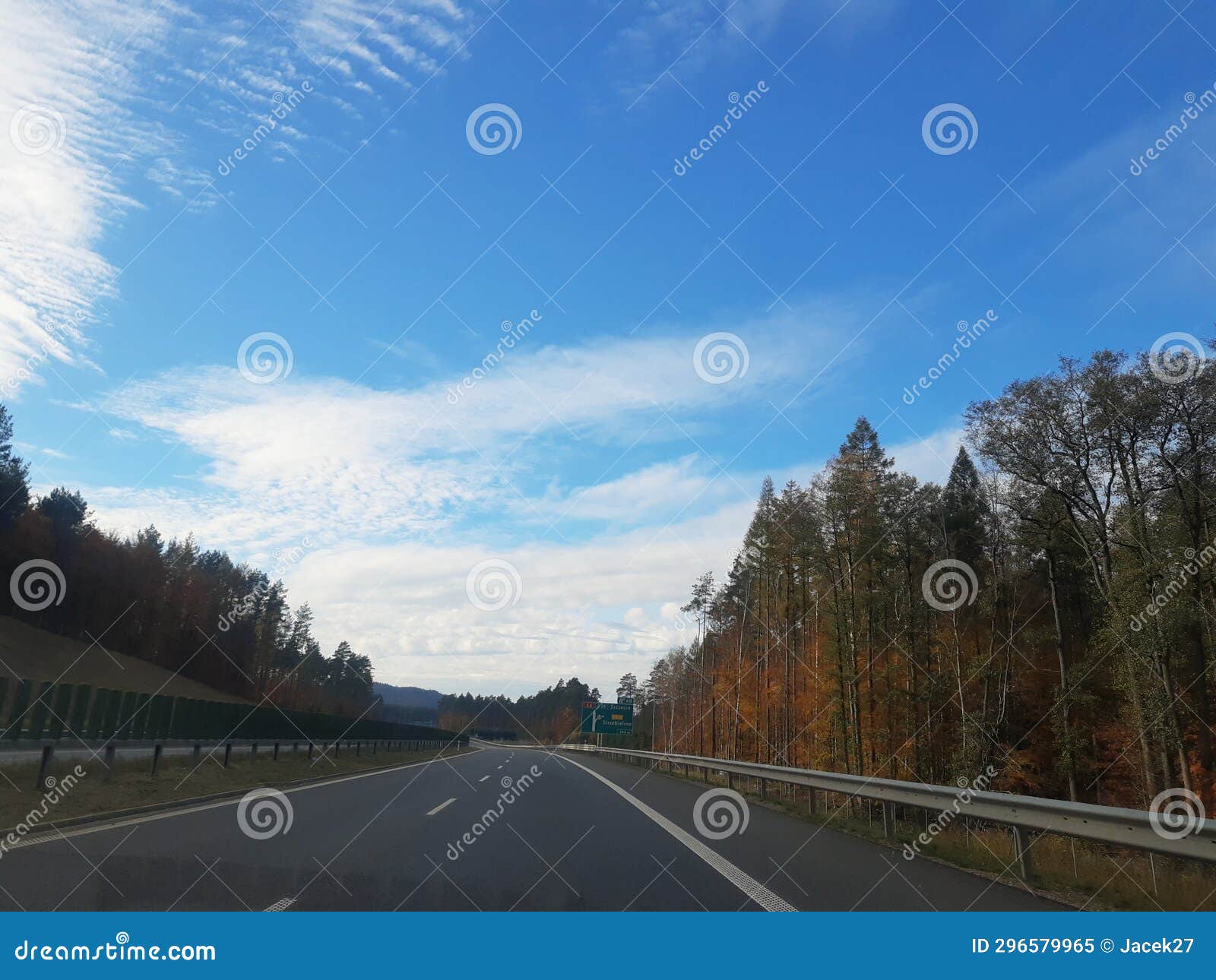 Road in Poland stock image. Image of asphalt, highway - 296579965
