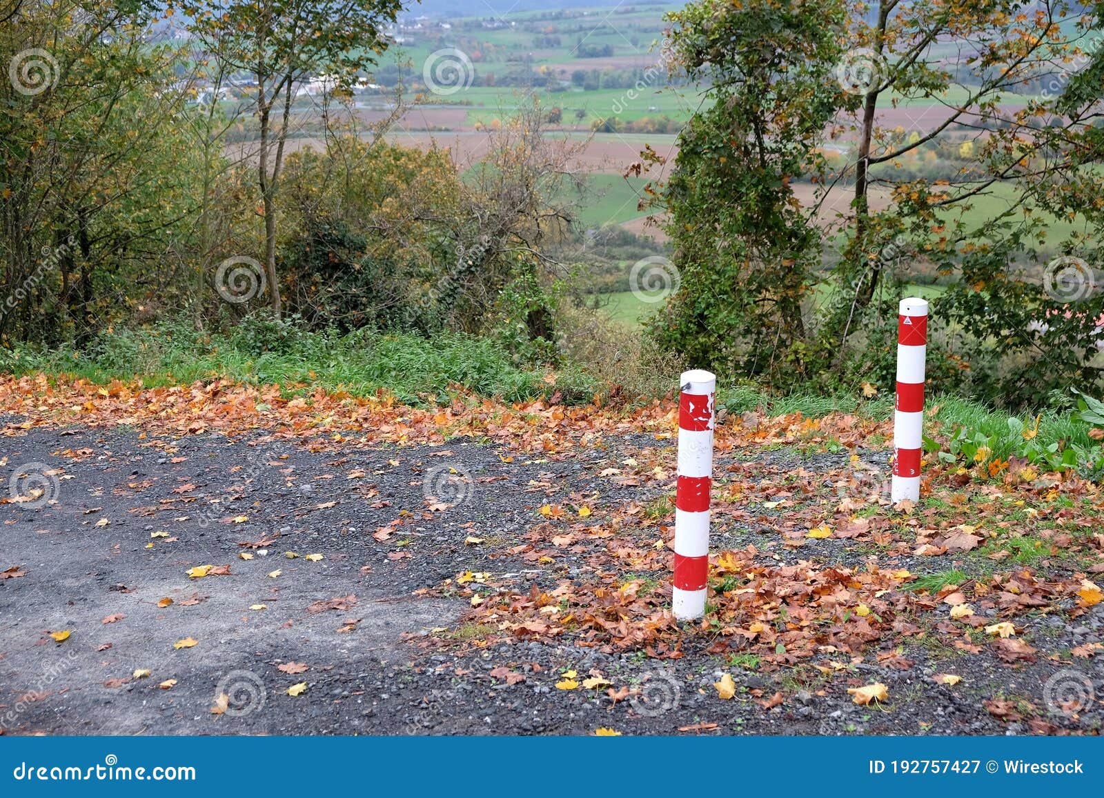 Road Posts on the Road, Traffic Signs Stock Image - Image of sign ...