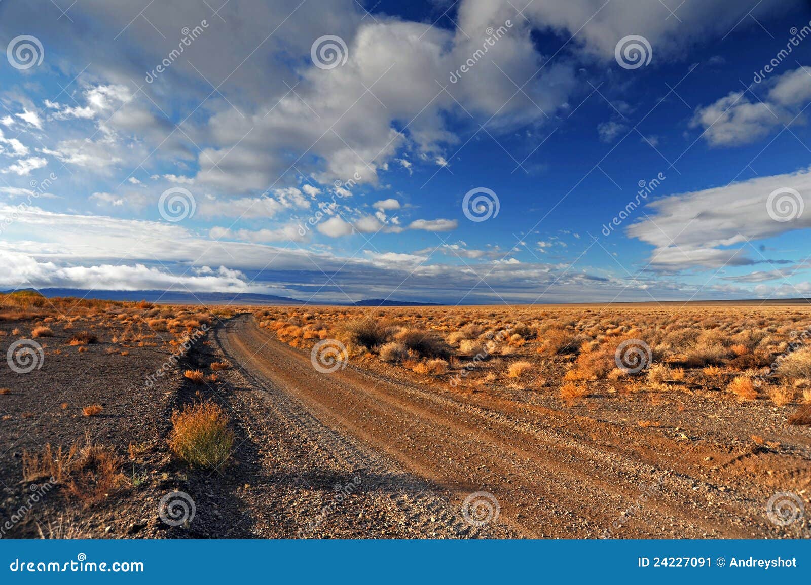 Road in the prairie stock image. Image of altyn, nature - 24227091