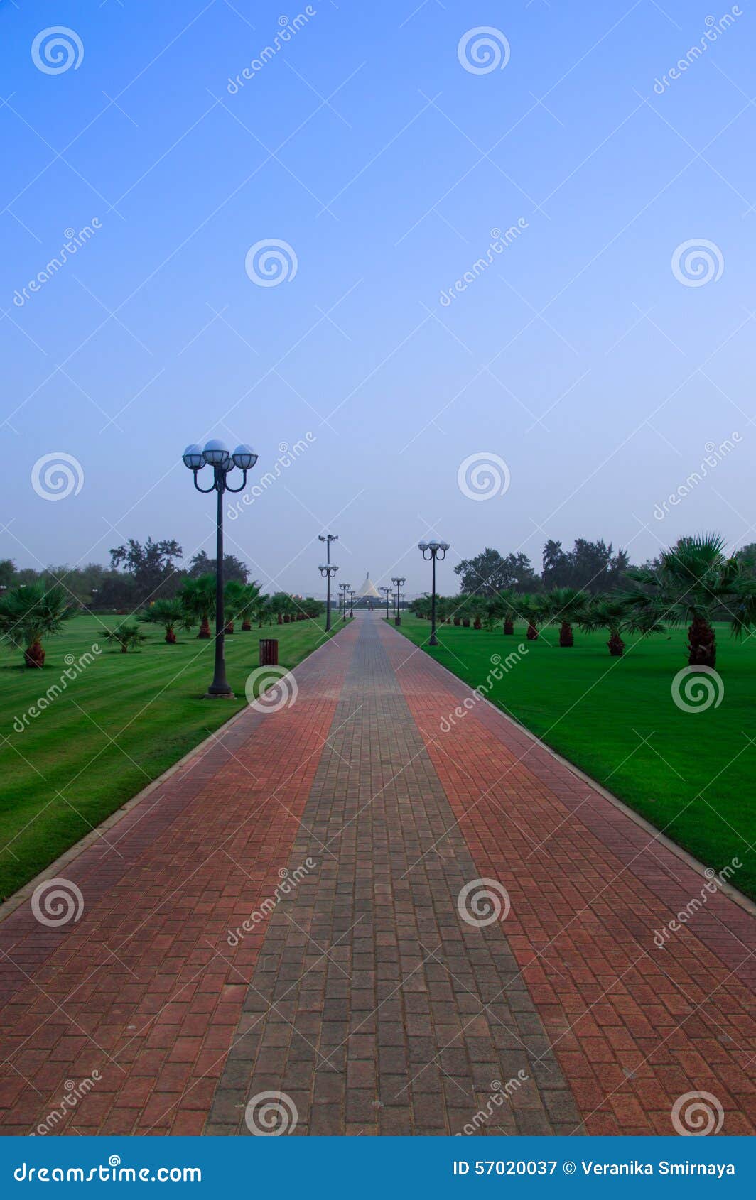 Road in a prk stock image. Image of grass, people, blue - 57020037