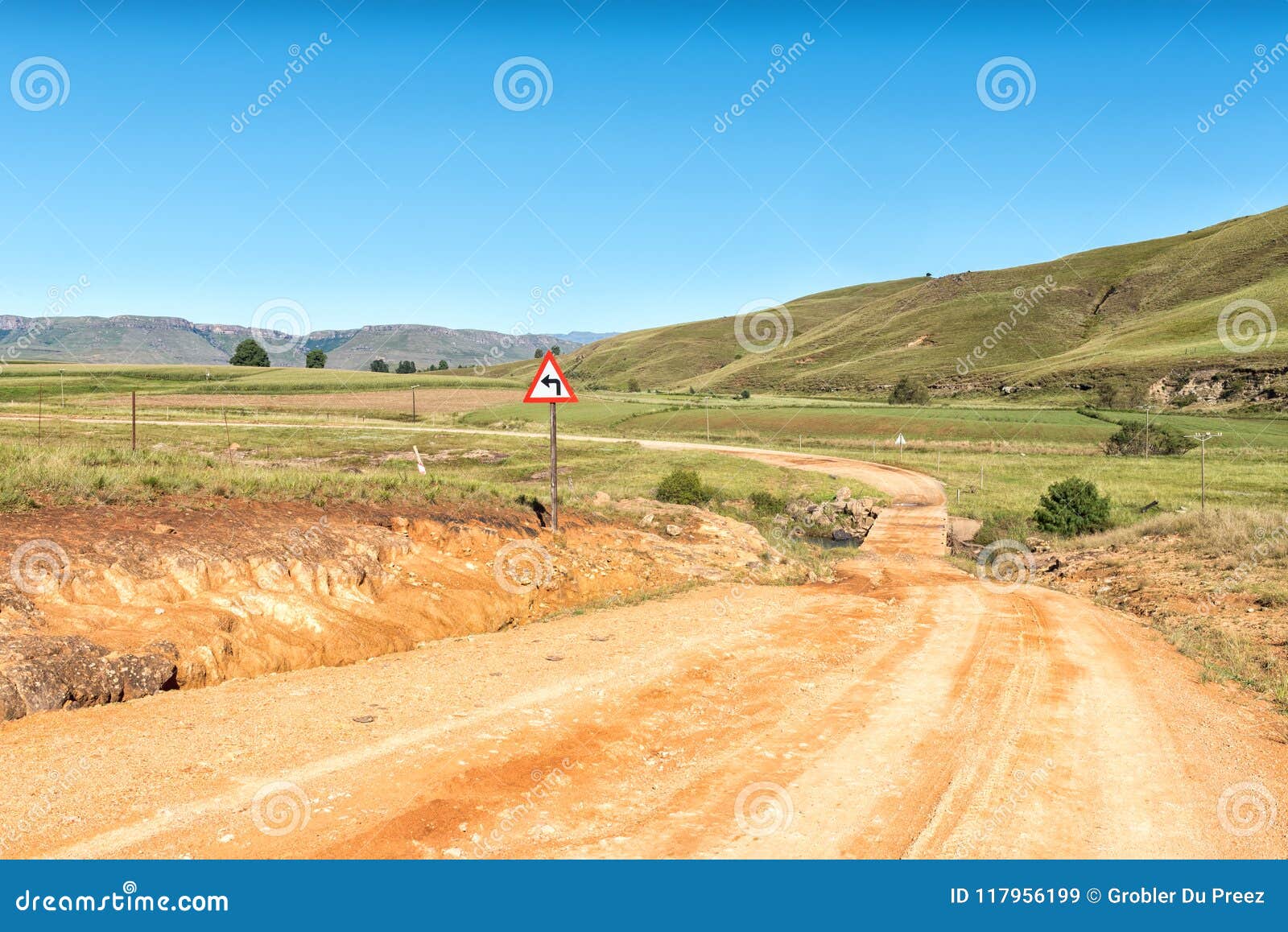 Road R396 between Maclear and the Pot River Pass Stock Image - Image of ...