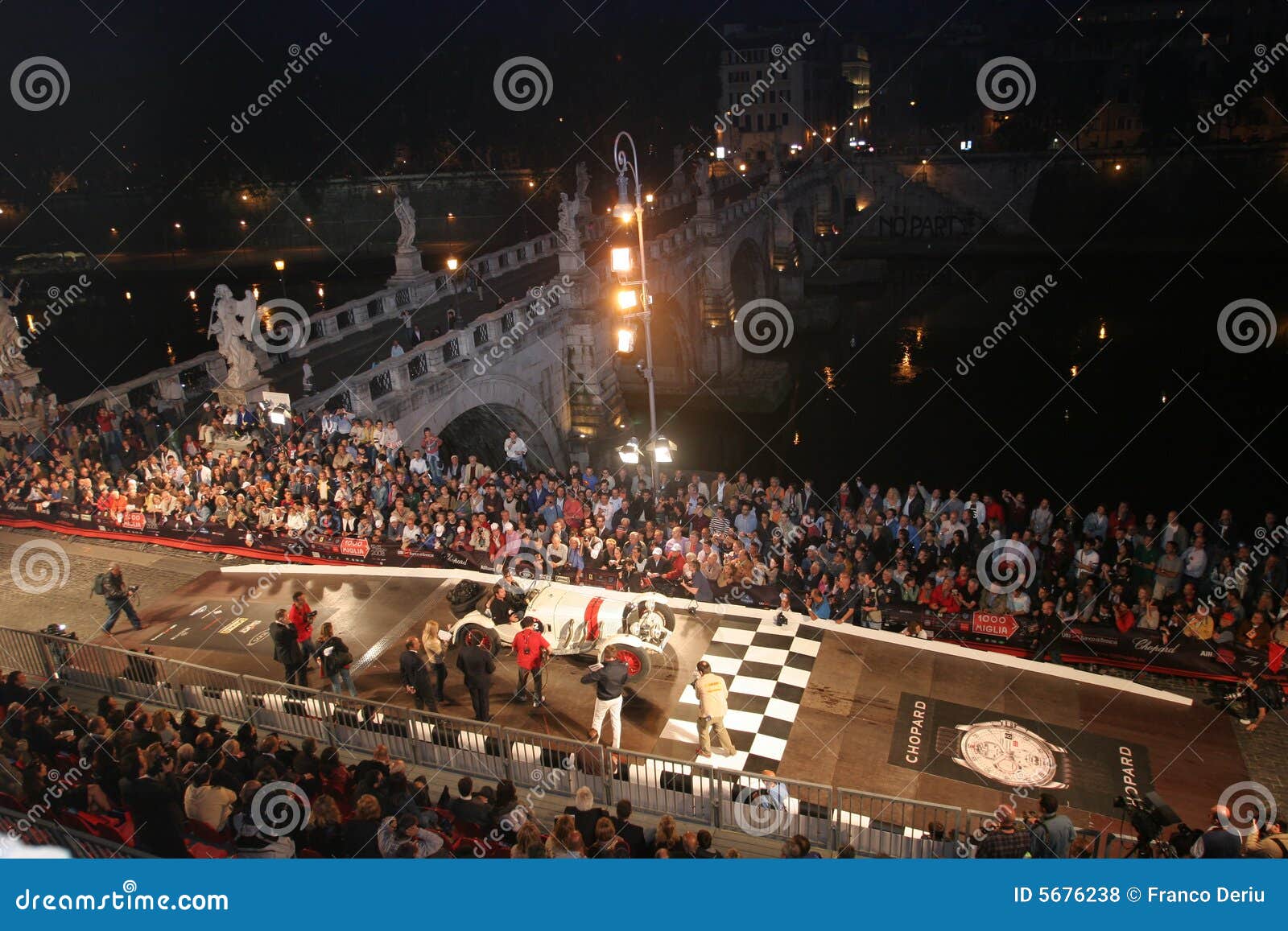 Road race start line night editorial stock photo. Image of outside ...