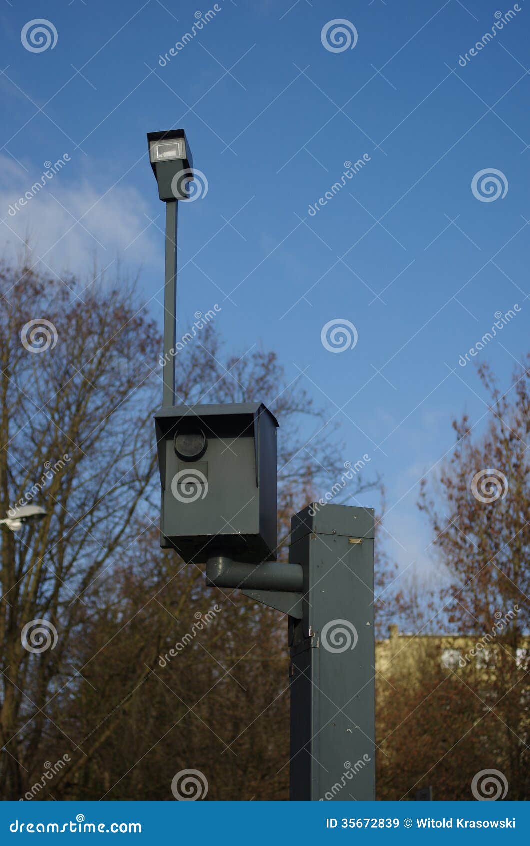 Road radar stock image. Image of gendarmerie, bulb, france - 35672839