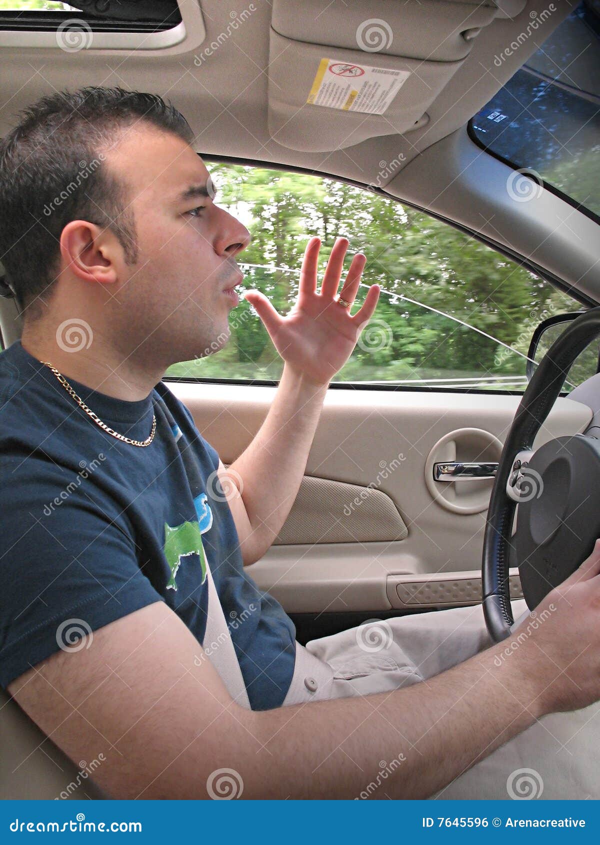 Road Rage stock photo. Image of road, commute, facial - 7645596