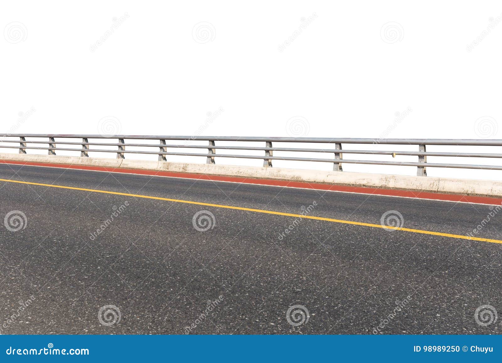 Road With Railings Over A Small Inlet With Sea Waters In George Town ...