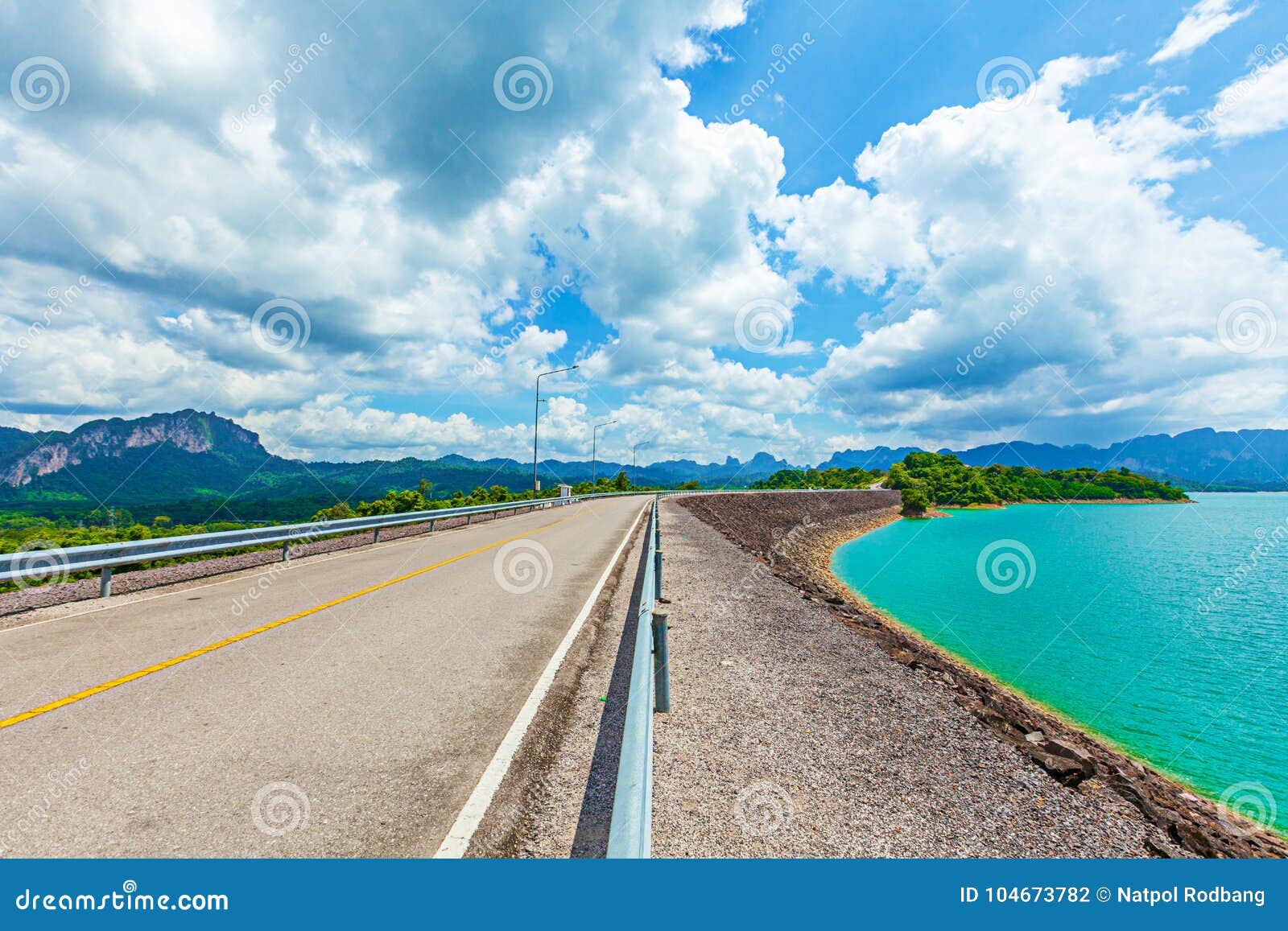 Ratchaprapa Dam Chaew Lan Dam Stock Photos - Free & Royalty-Free Stock ...