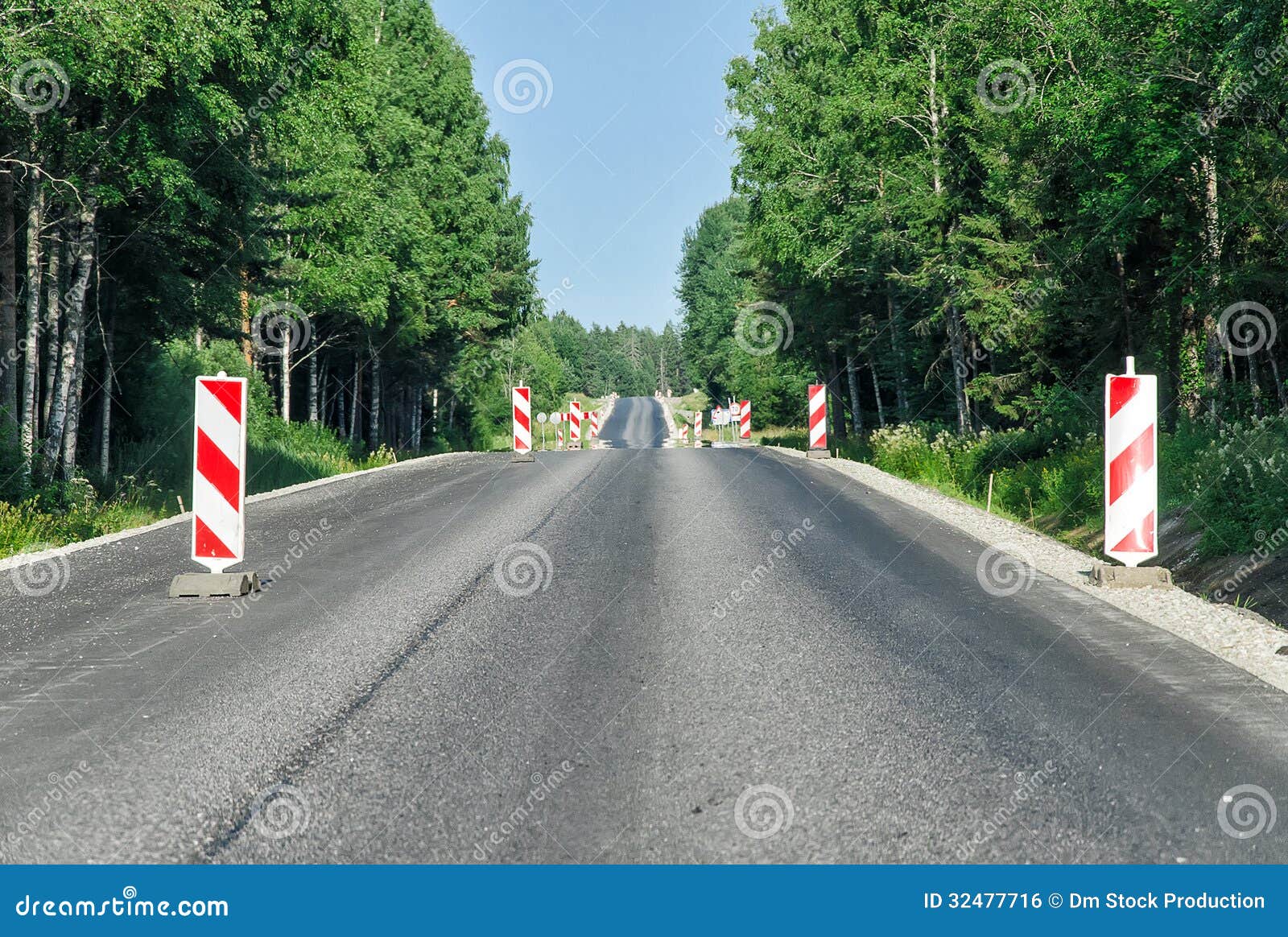 Road reconstruction stock photo. Image of attention, roadblock - 32477716
