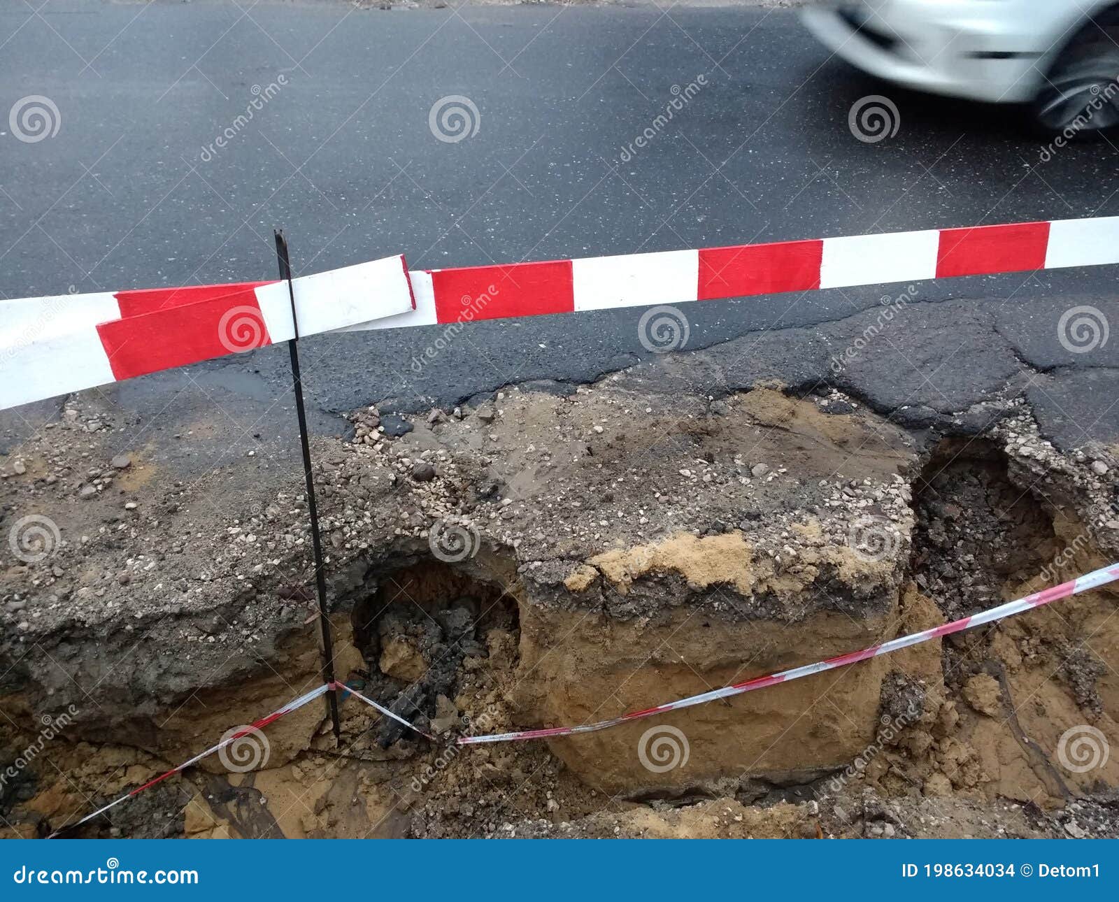 Road Renovation Infrastructure Repair Construction Stock Photo - Image ...