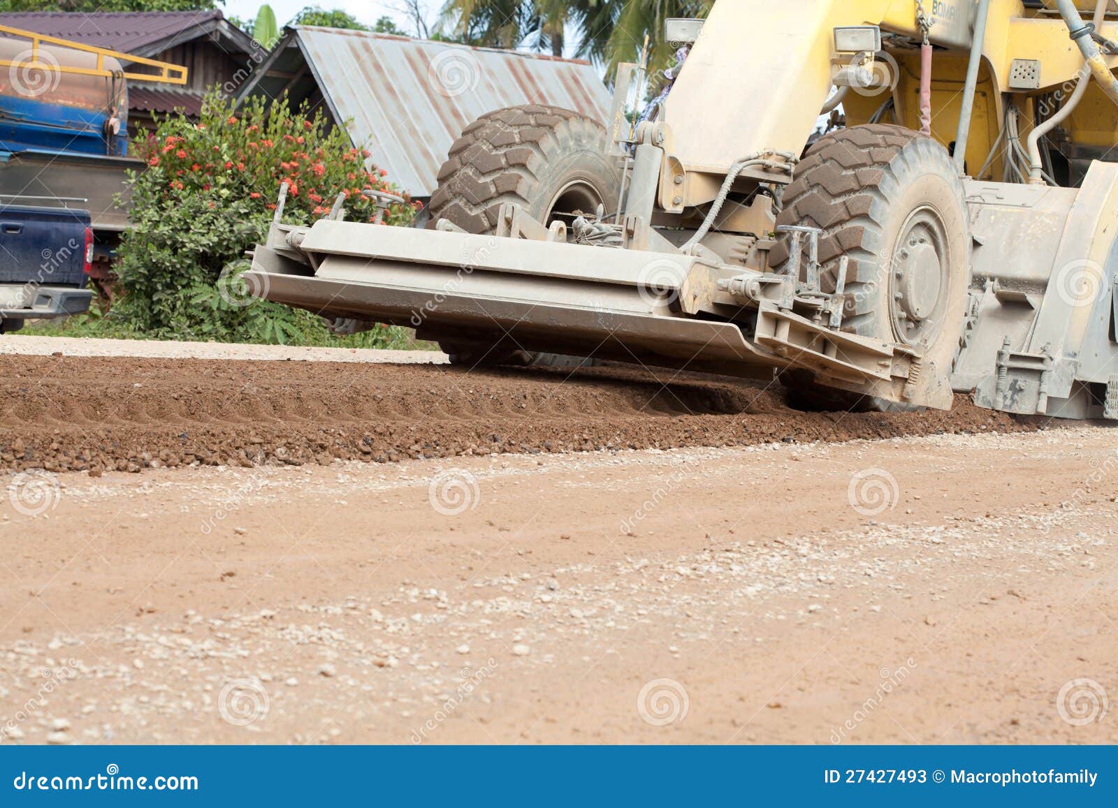 Road Repir stock image. Image of road, houses, maintenance - 27427493