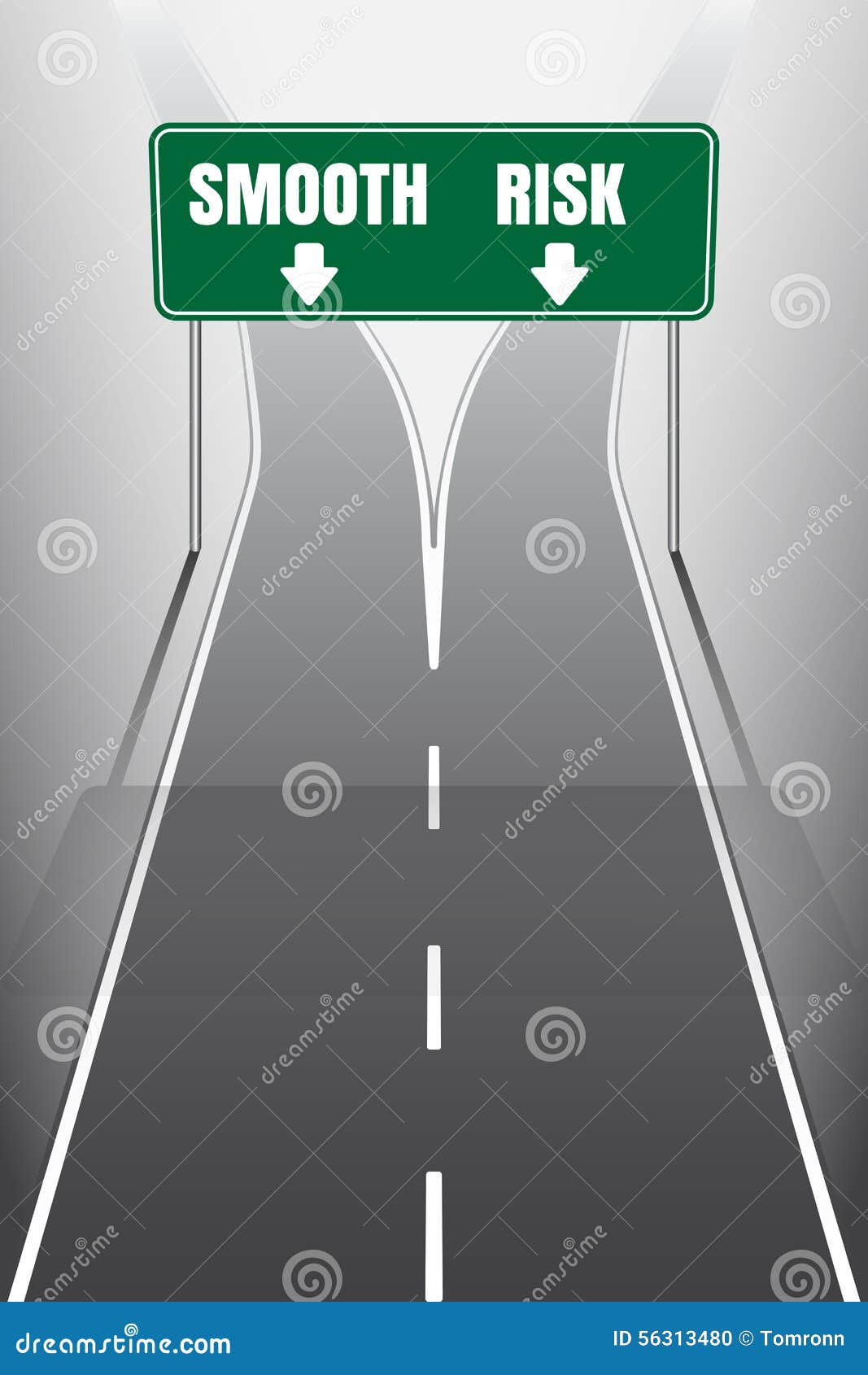 Road and risk signs stock illustration. Illustration of career - 56313480