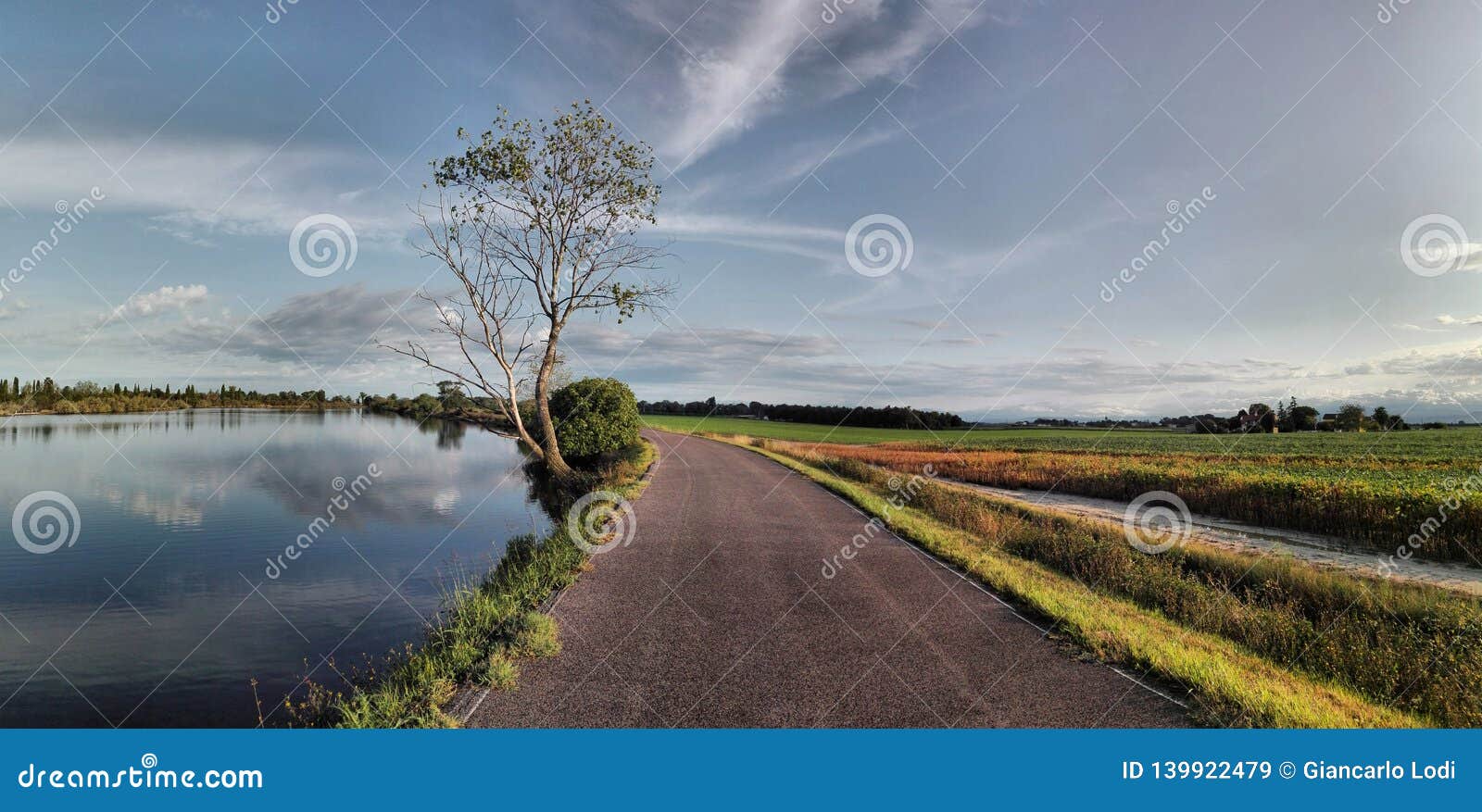 Road and river landscape stock image. Image of country - 139922479
