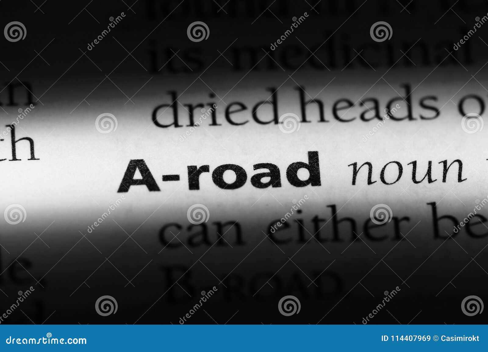 A-road stock image. Image of word, dictionary, aroad - 114407969