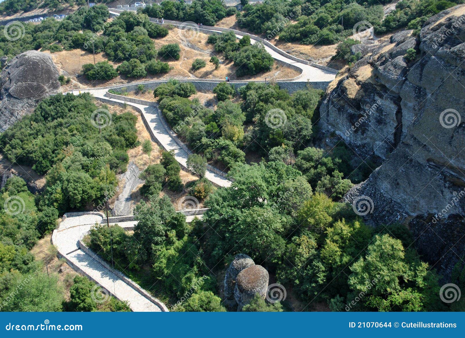 Road rock stock photo. Image of forest, morning, mountain - 21070644