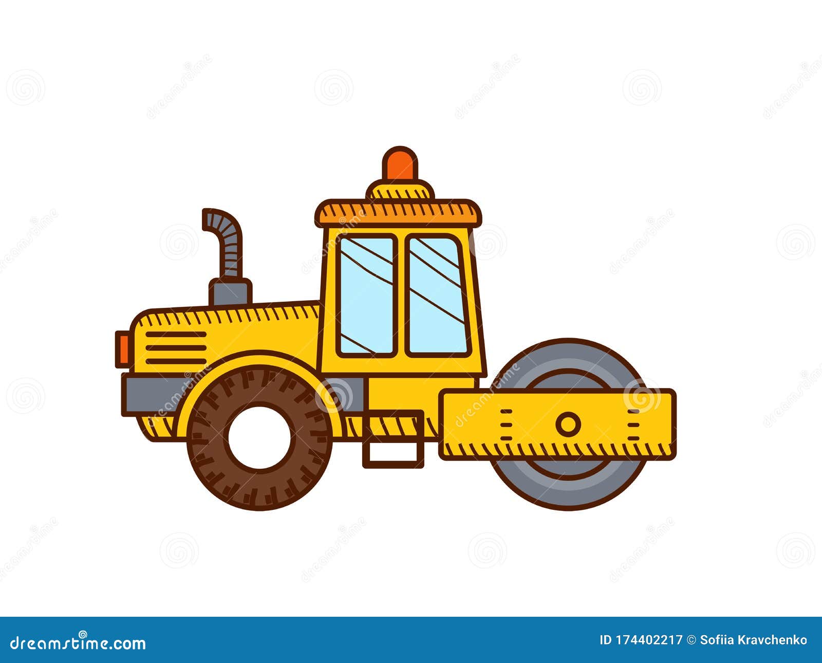 Steamroller Cartoons, Illustrations & Vector Stock Images - 1246 ...