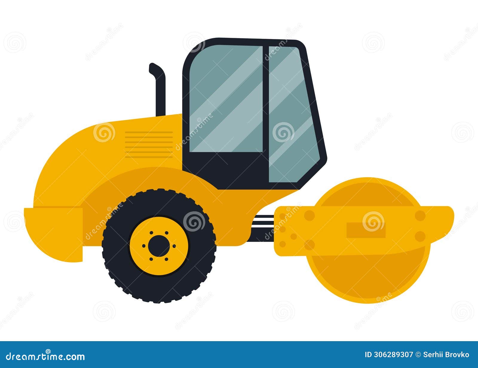 Compactor Illustration Cartoon Vector | CartoonDealer.com #130056909