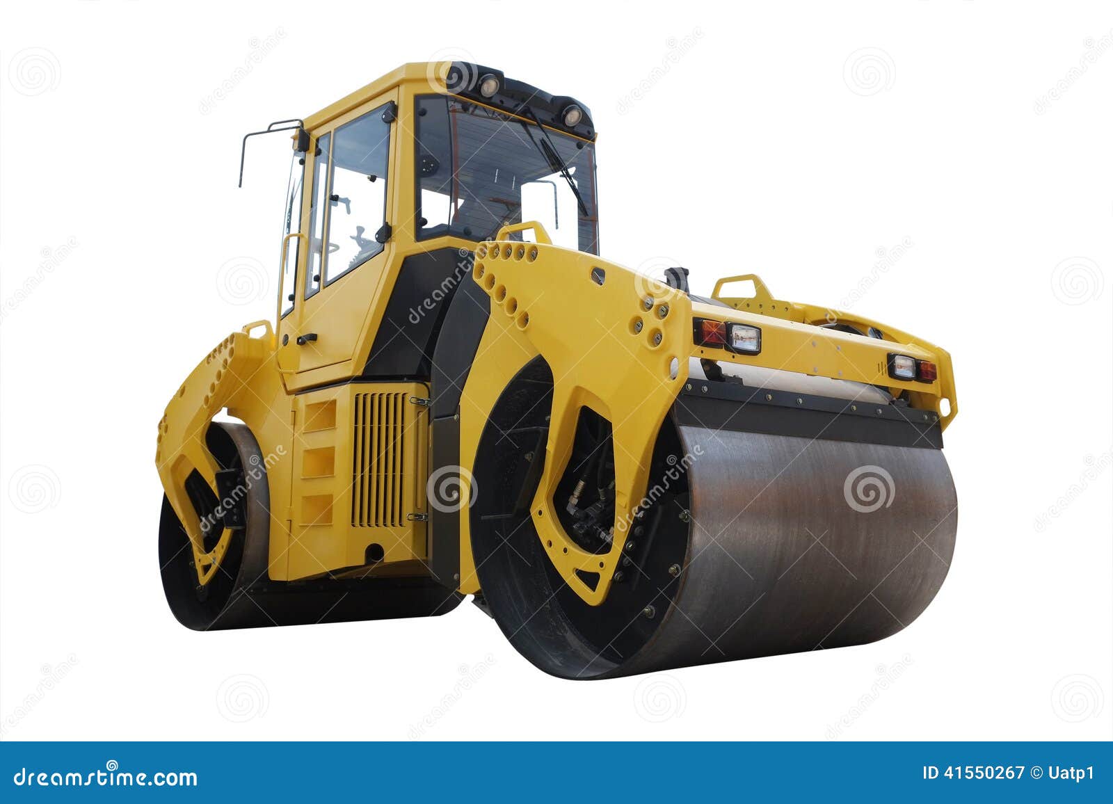 Road roller stock image. Image of driver, crew, asphalt - 41550267