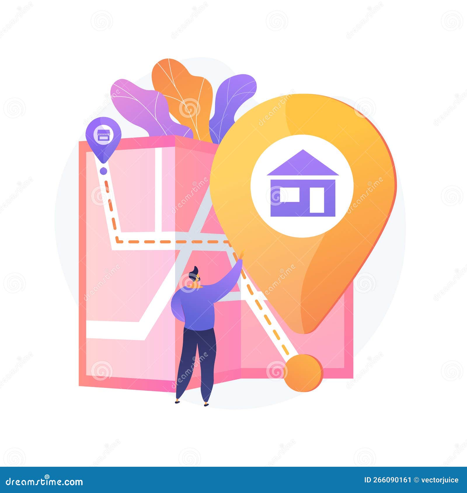 Road Route Choice Vector Concept Metaphor Stock Vector - Illustration ...