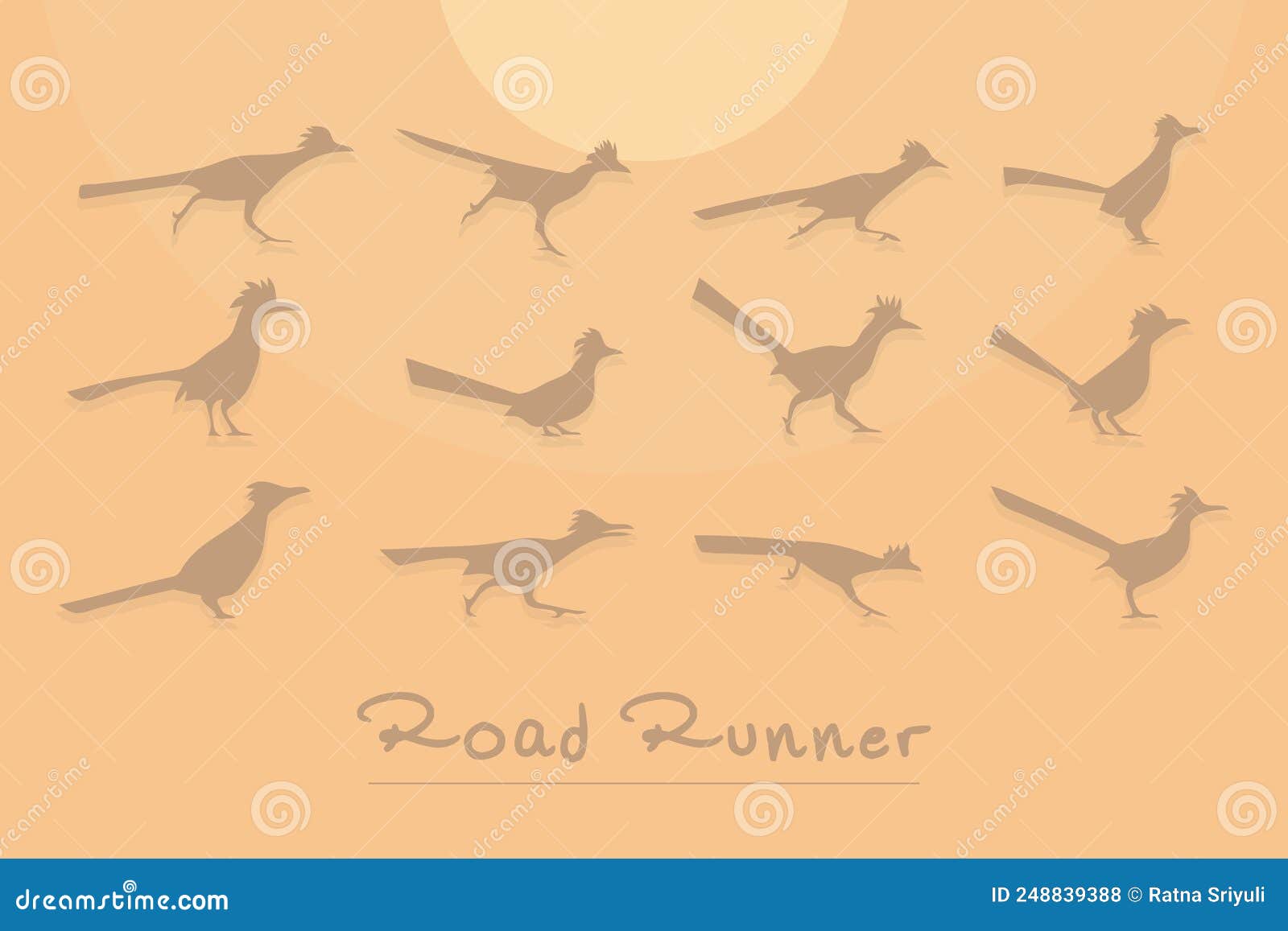 Road Runner Illustration Cartoon Vector | CartoonDealer.com #133909127