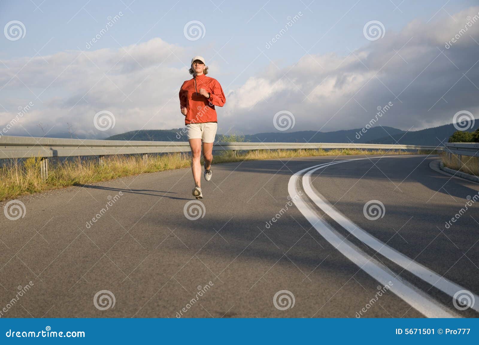 Road running. stock image. Image of good, practicing, path - 5671501