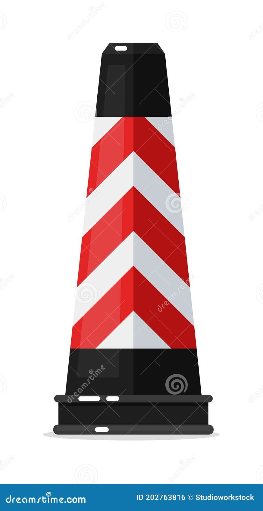 Safety Traffic Cone Vector Pictogram | CartoonDealer.com #100153417