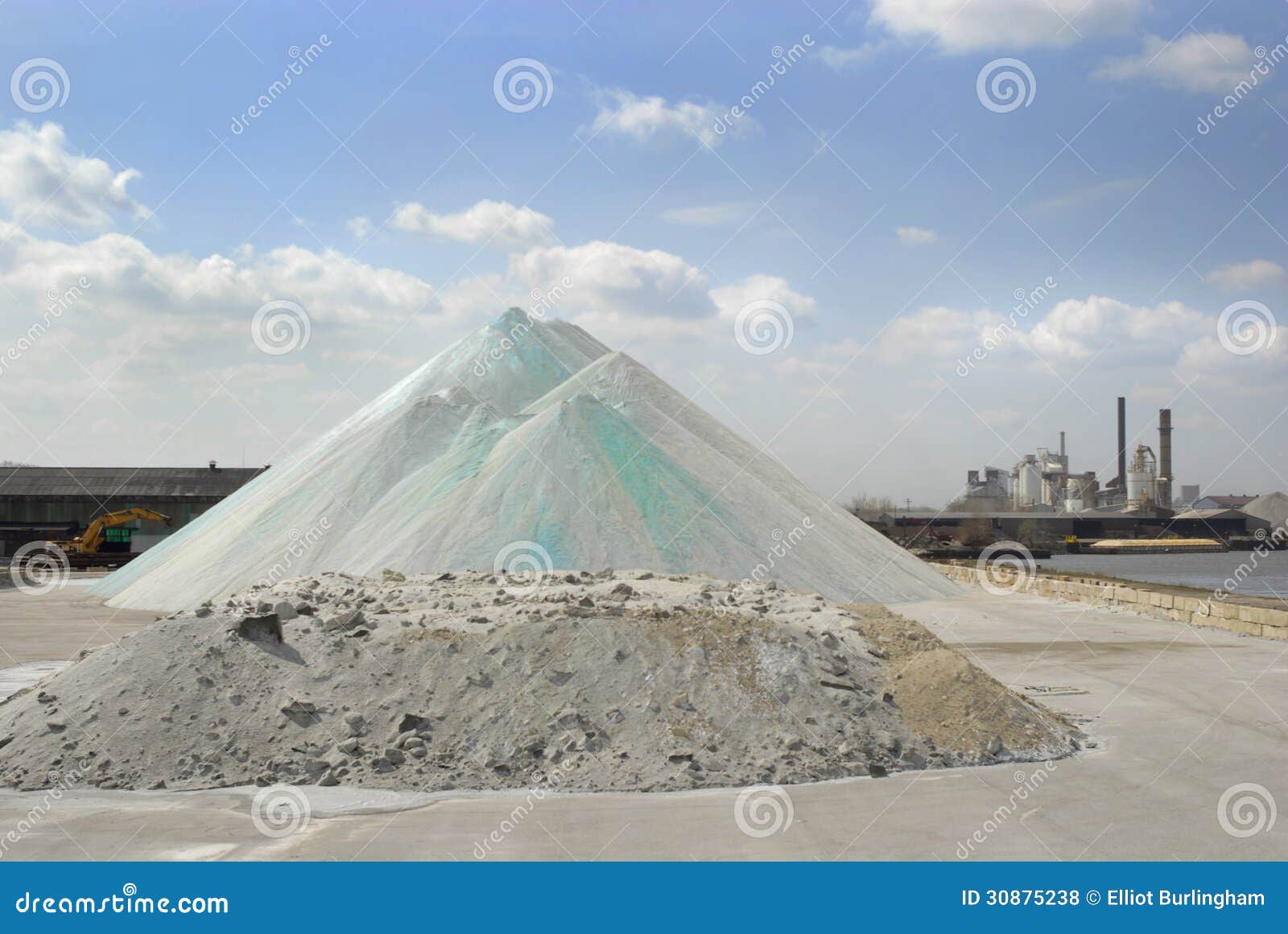 Road Salt in South Side Chicago Stock Photo - Image of crystallize ...