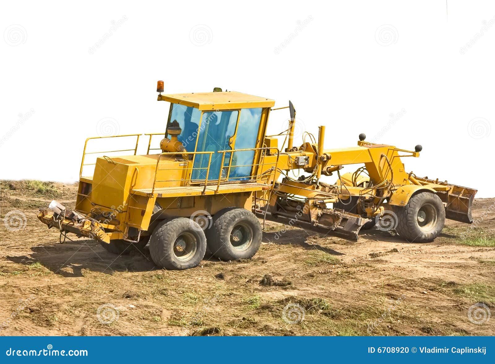 Road scraper stock photo. Image of ground, construction - 6708920