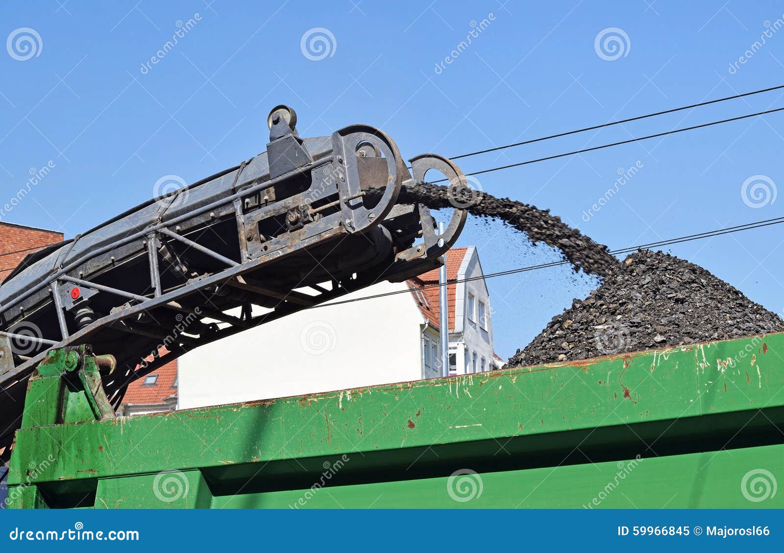 Road Scraper Machinery at Work Stock Image - Image of site, repairing ...