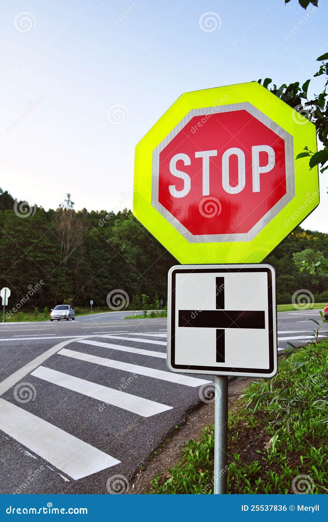 Road Security, Stop Traffic Sign Stock Photo - Image of danger, outdoor ...