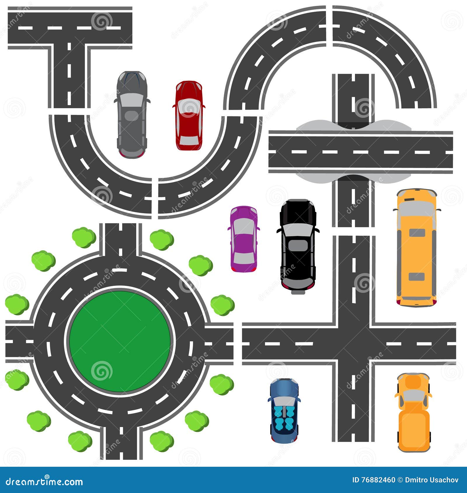 Road Set for Designing Traffic Intersections. the Intersections of ...