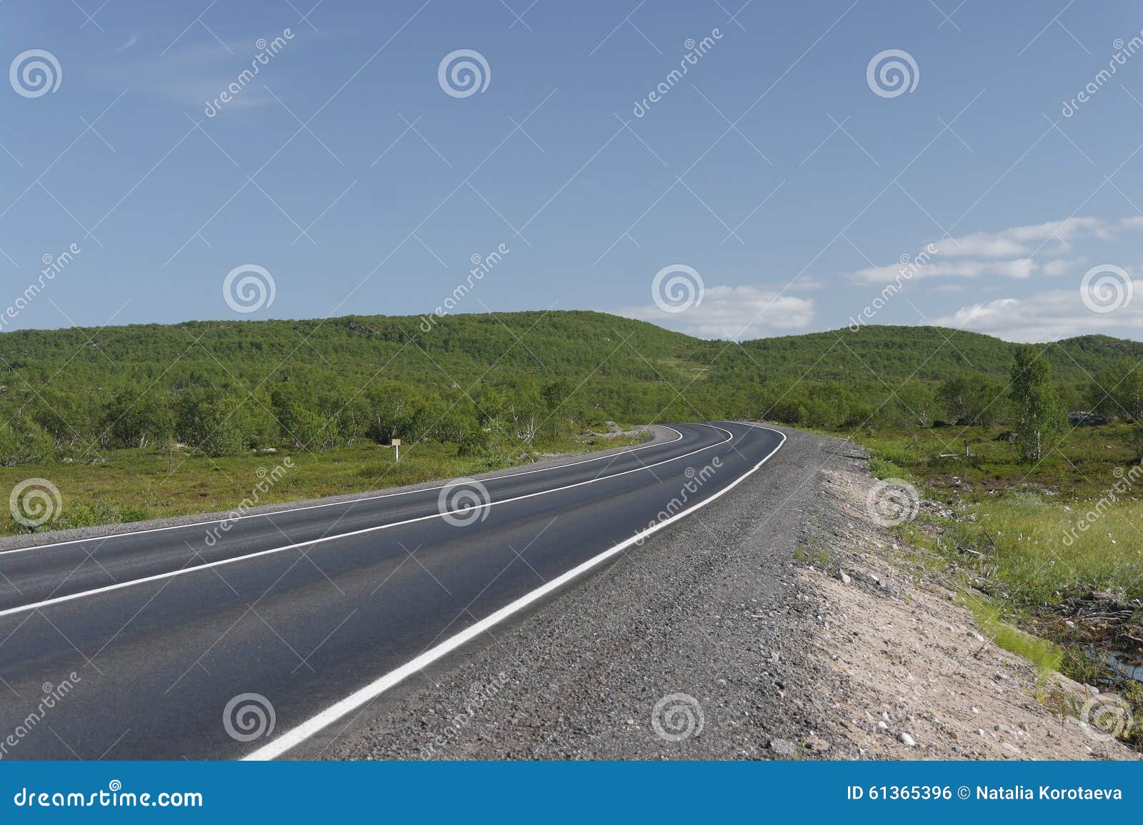 The Road between Settlements Stock Photo - Image of horizon, path: 61365396