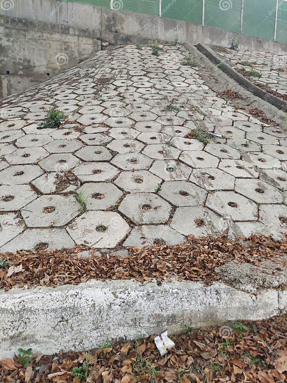 Road Side blocks stock photo. Image of pattern, stonewall - 276225806