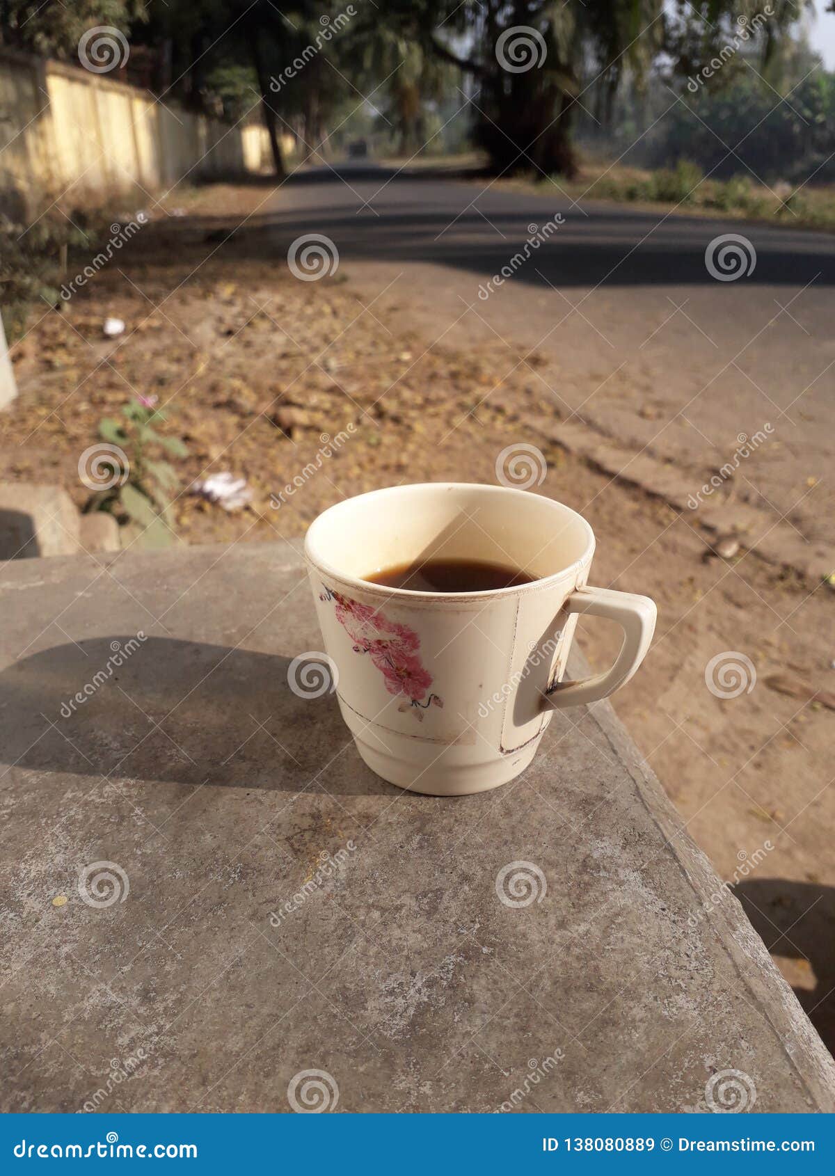 Road side tea stock image. Image of morning, breakfrist - 138080889