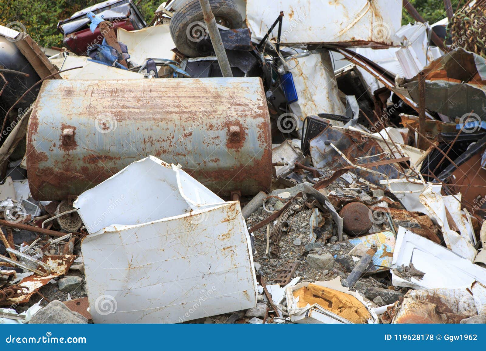 Road side trash stock photo. Image of danger, illegal - 119628178