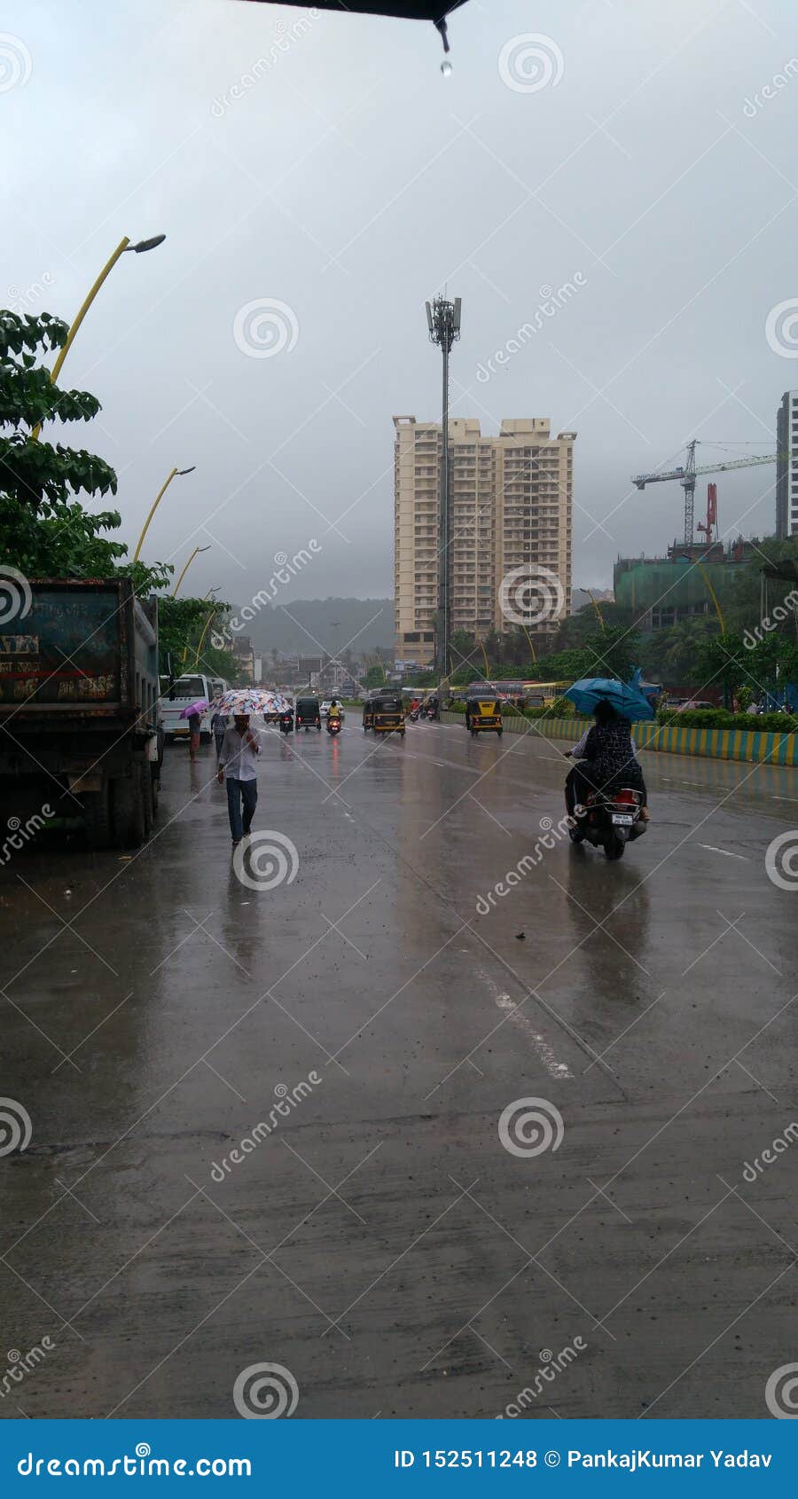 Road Side Views after Rain Natural Beauty Look Editorial Stock Photo ...